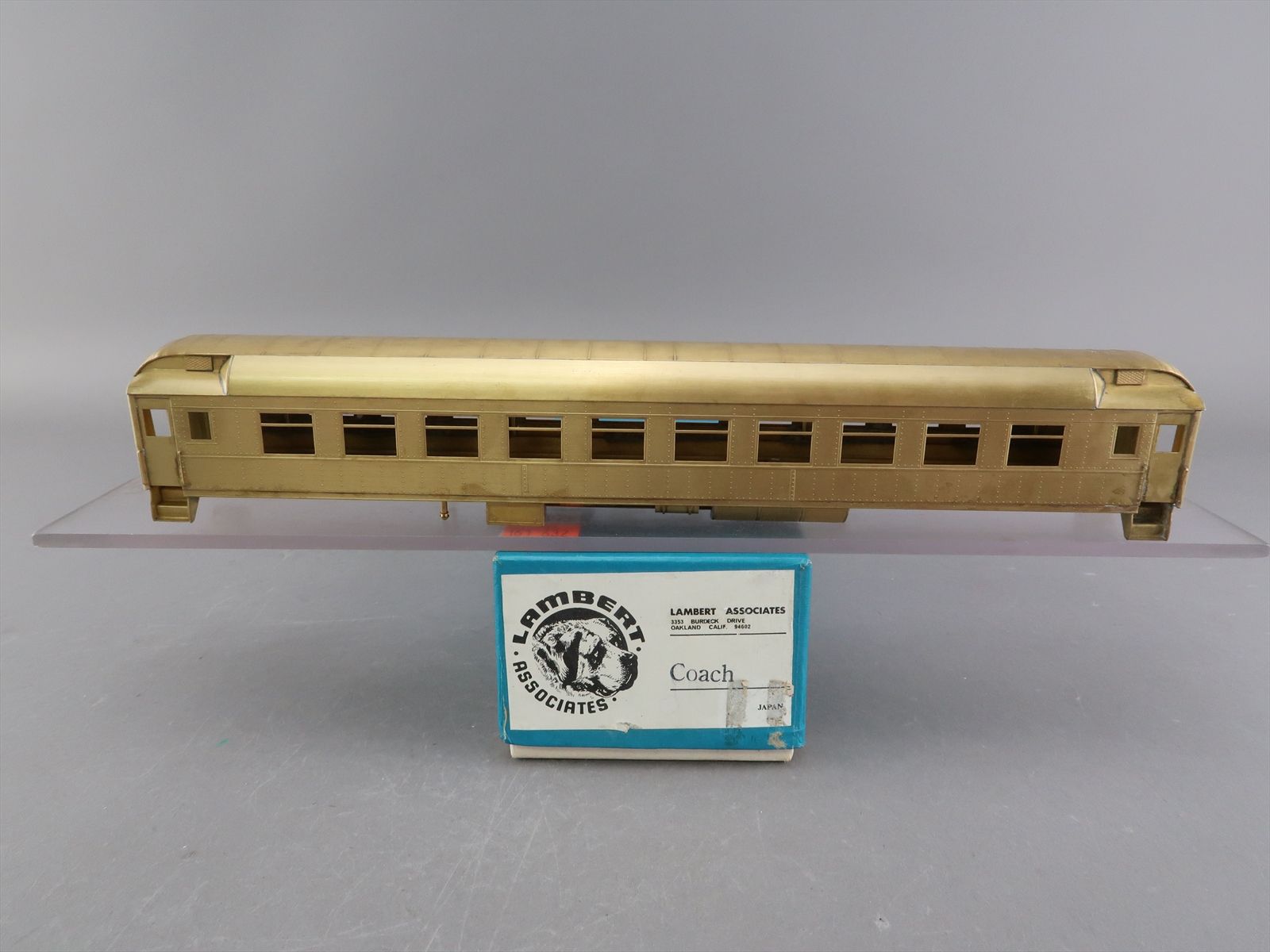 HO Brass Model - Lambert 840 Misc. Roads 75' HW Coach - Unpainted ...