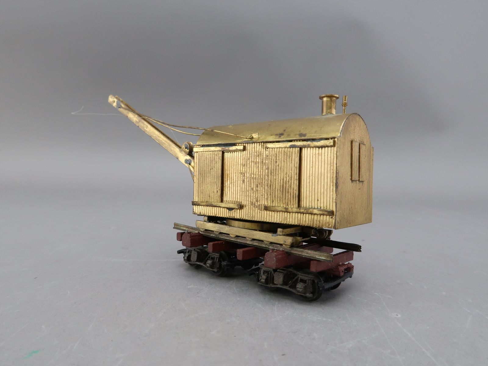 HO Brass Model - MEW LL50 Barnhard Operating Log Loader Crane - Unpainted