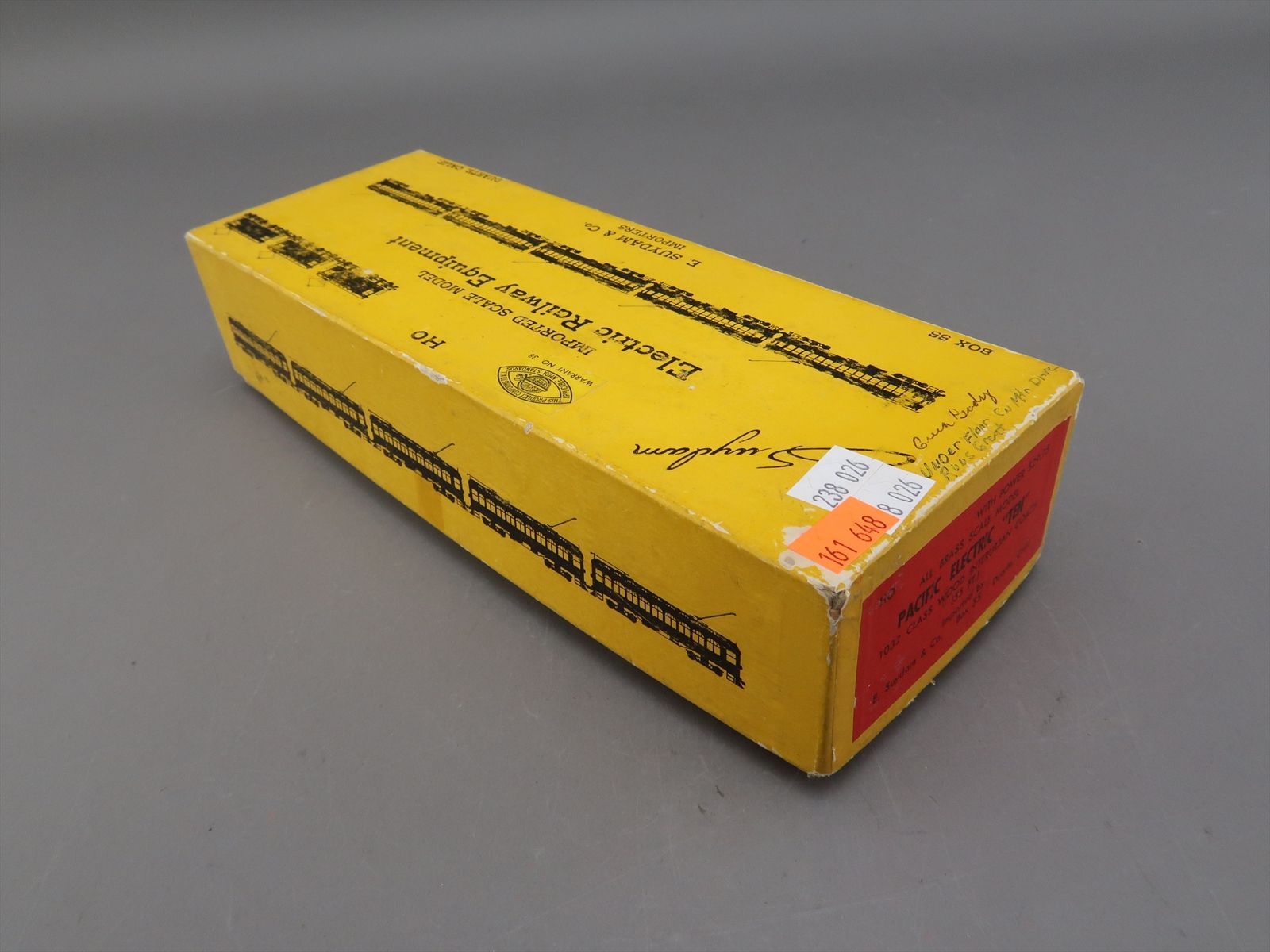 HO Brass Model - Suydam 1032 PE Pacific Electric Ten Wood Interurban ...