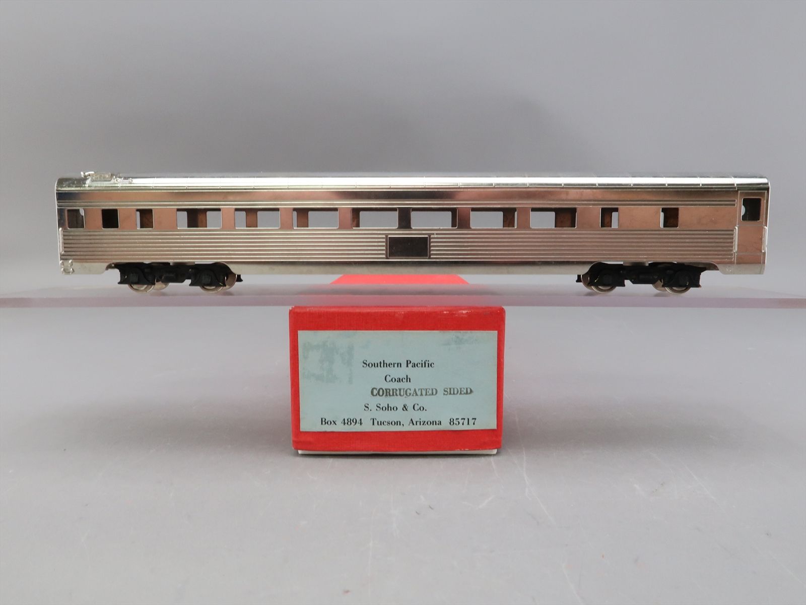 HO Brass Model - Soho SP Southern Pacific Coach Car Corrugated Side - F ...