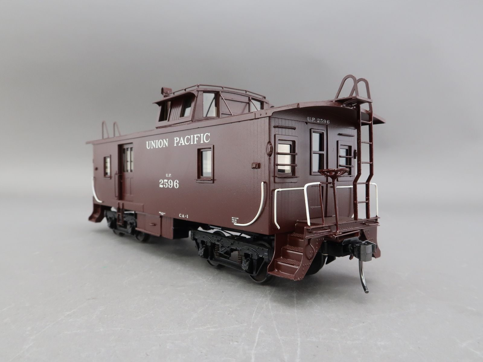 O Brass Model - SS Sunset UP Union Pacific CA-1 Wood Caboose Red Cargo ...