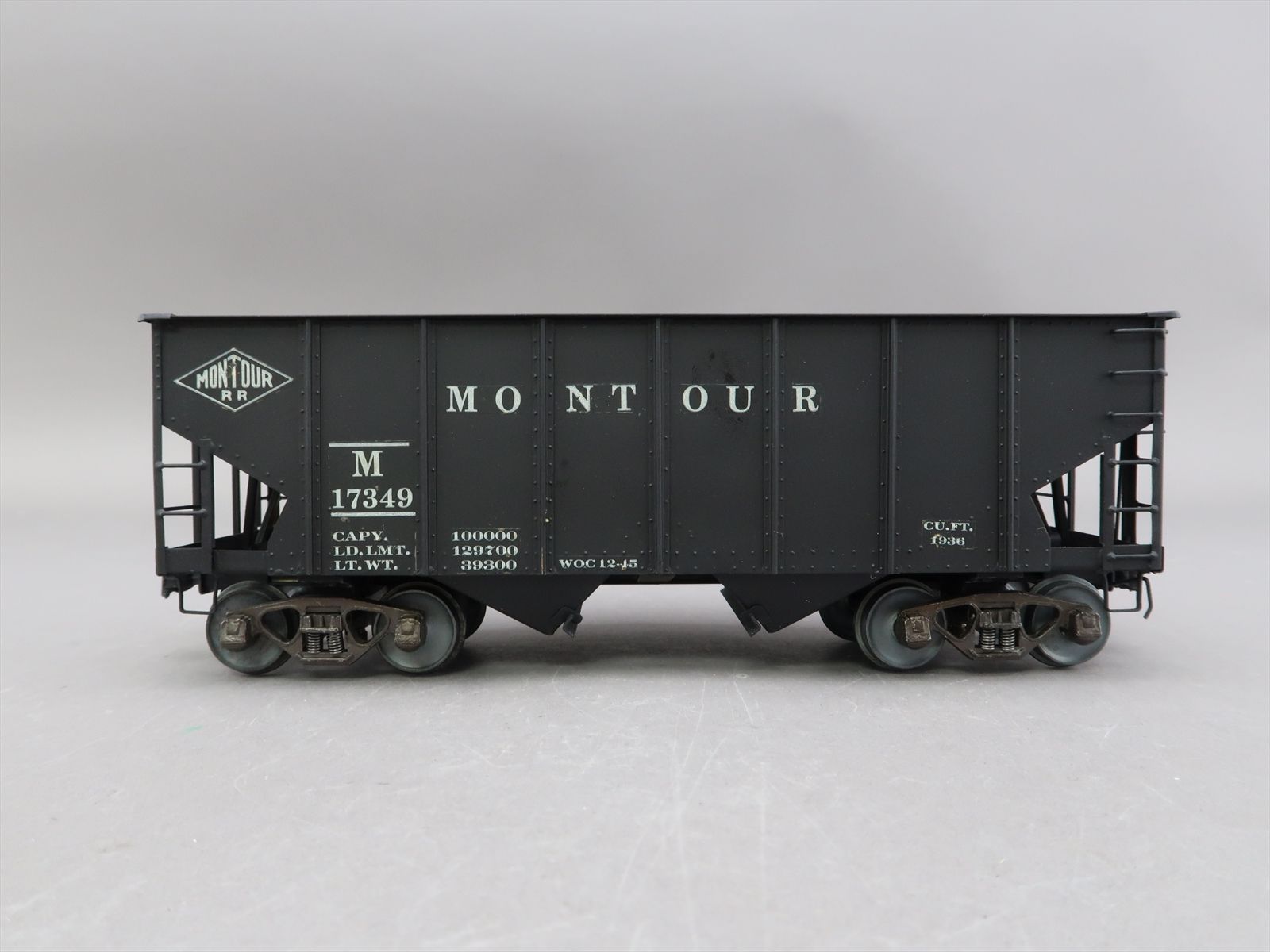 O Brass Model - USH 506 Montour Railroad Twin Hopper Rib Side #17349 ...