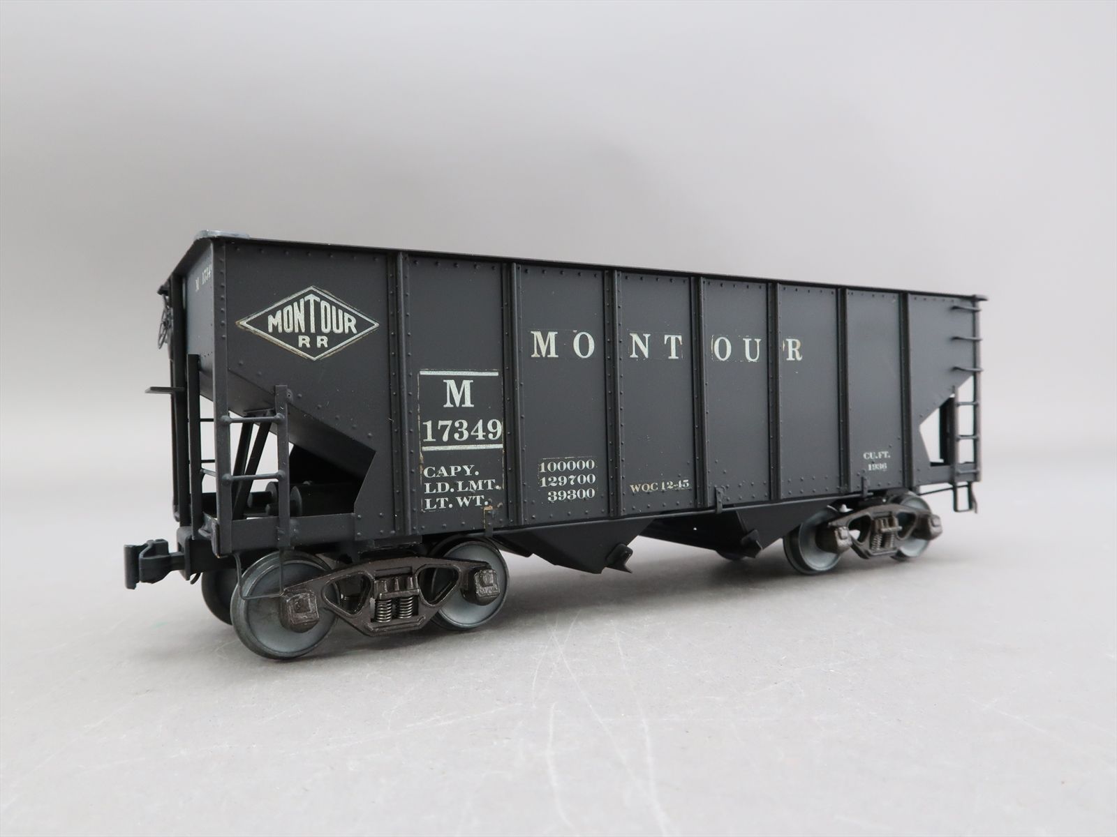 O Brass Model - USH 506 Montour Railroad Twin Hopper Rib Side #17349 ...