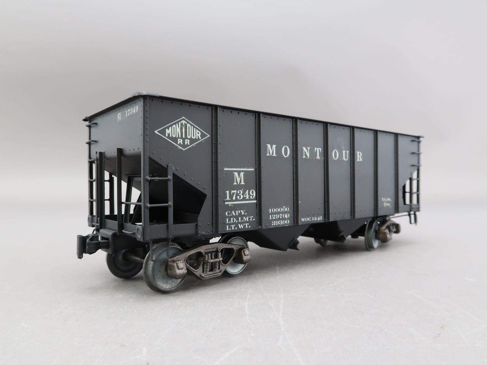 O Brass Model - USH 506 Montour Railroad Twin Hopper Rib Side #17349 ...