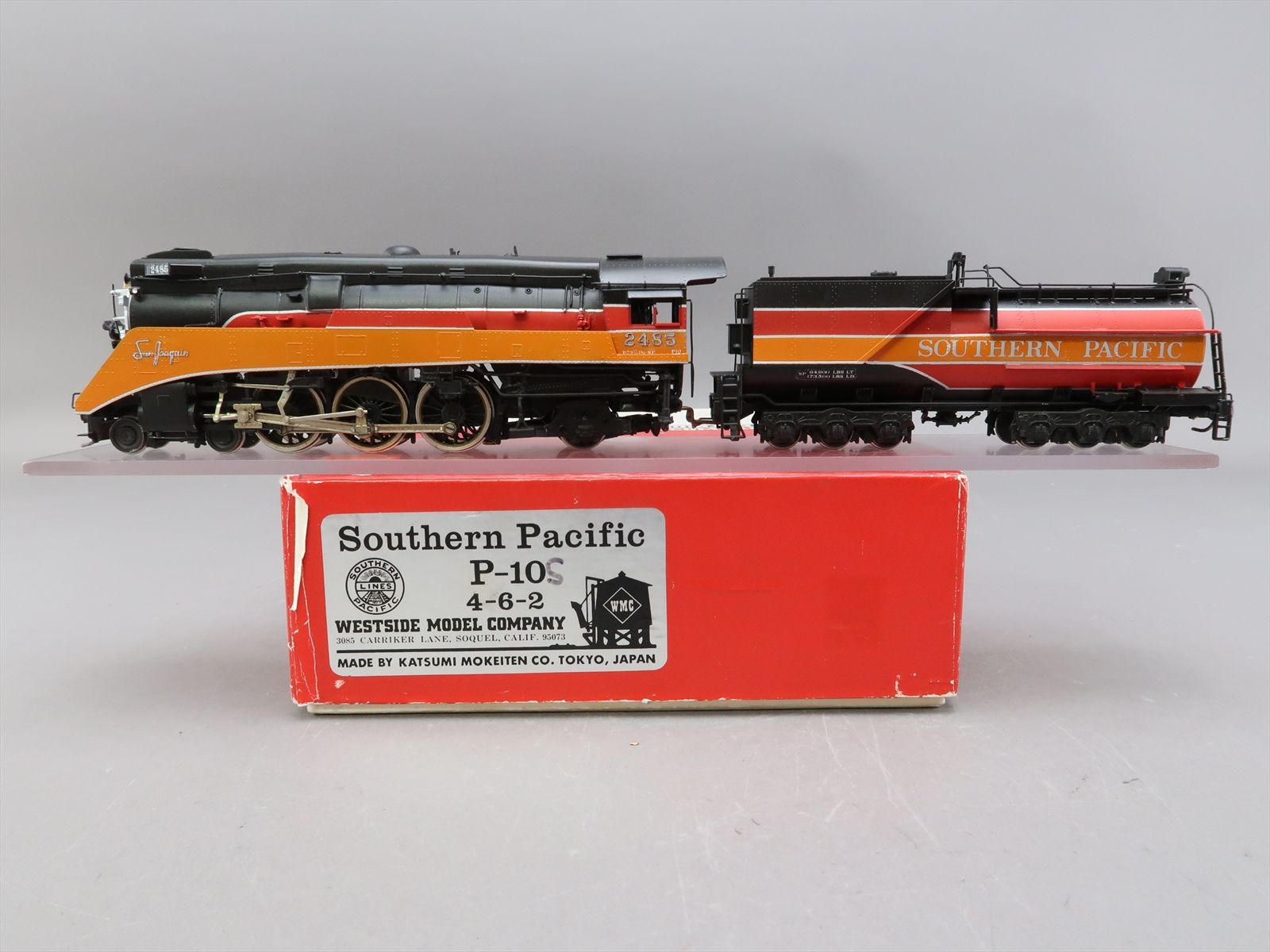 HO Brass Model - WMC SP Southern Pacific 4-6-2 Pacific P-10 Streamlined ...
