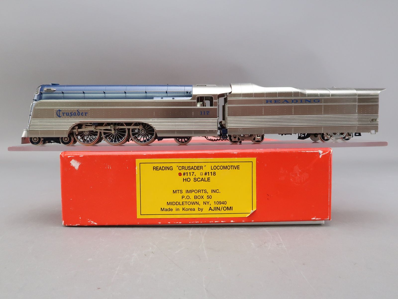 HO Brass Model - MTS Imports RDG Reading Crusader 4-6-2 #117 - F/P ...
