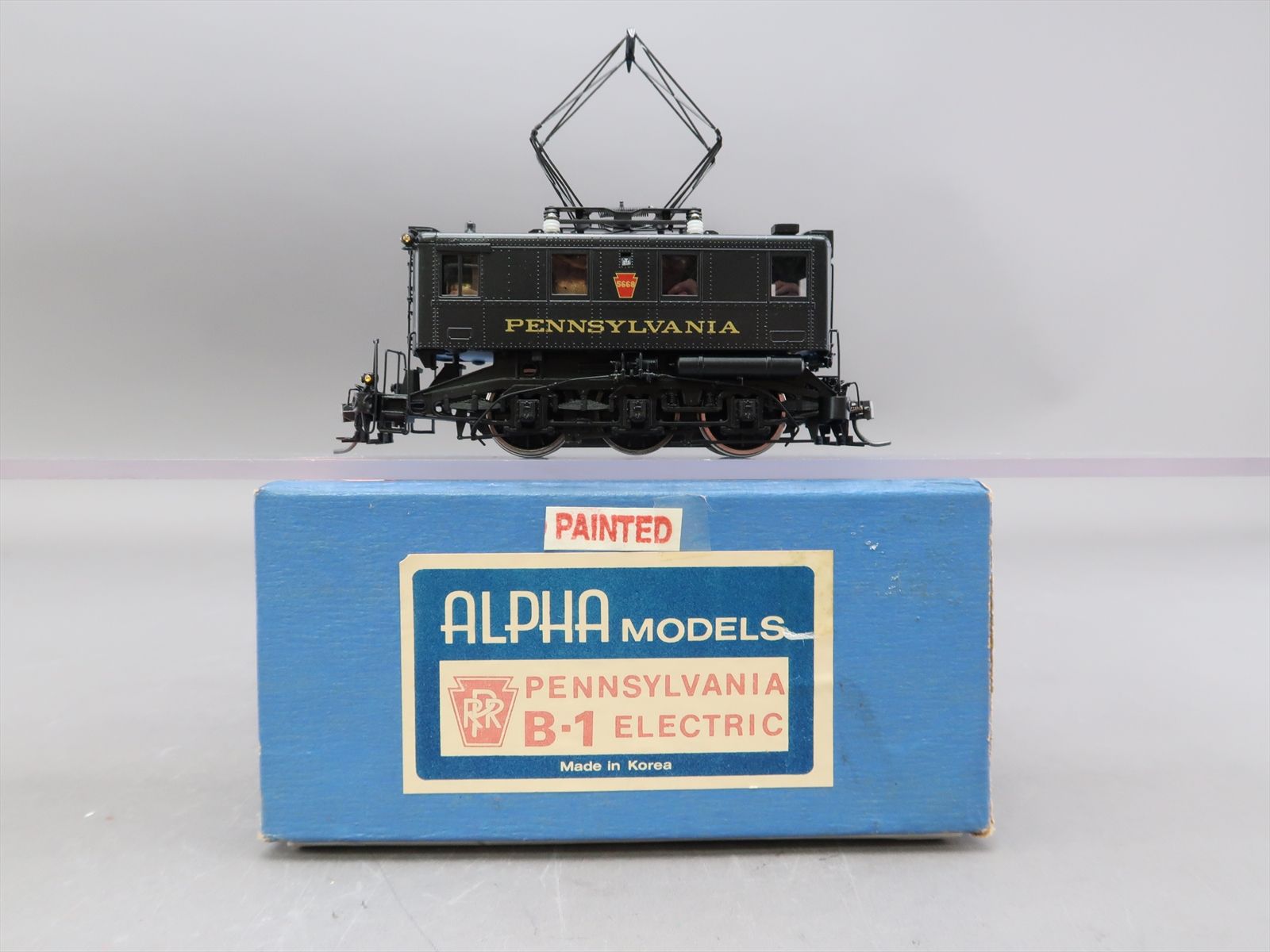 HO Brass Model - Alpha PRR Pennsylvania B-1 Electric - Custom - 1984 ...