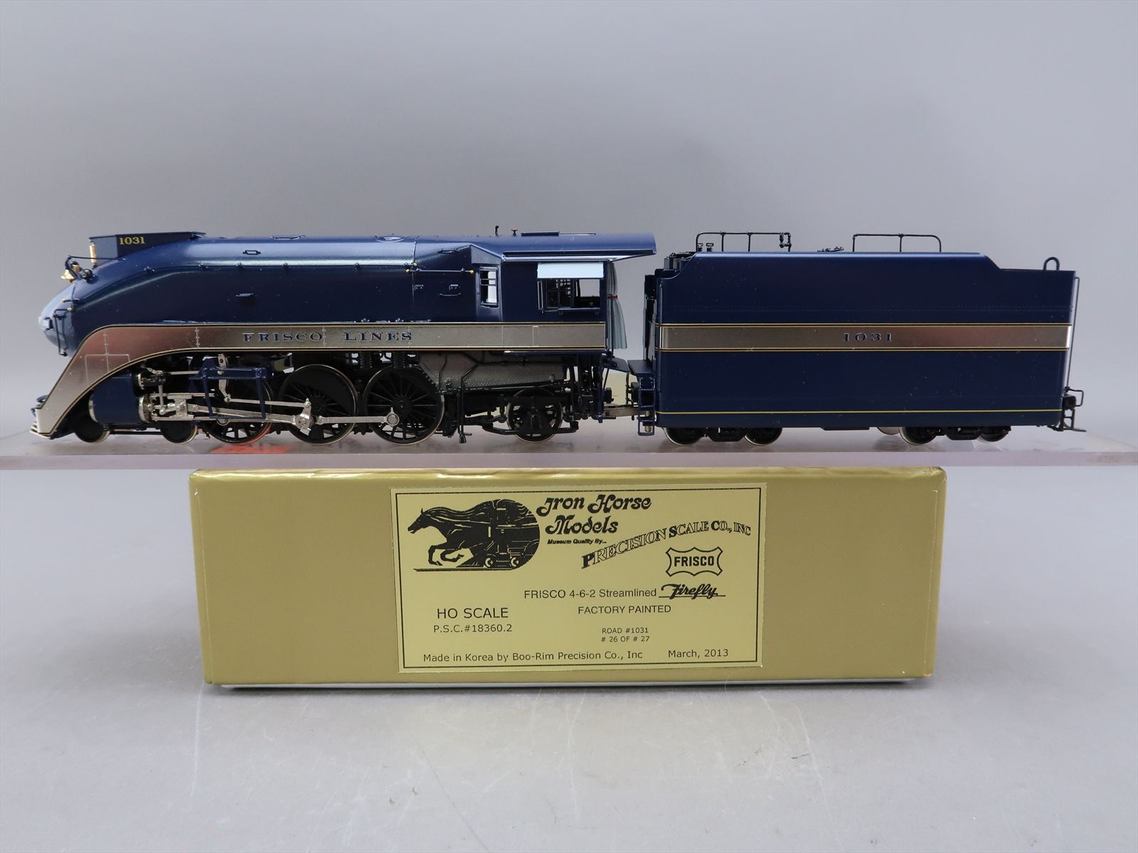 HO Brass Model - PSC 18360.2 SLSF Frisco St Louis San Francisco 4-6-2 ...