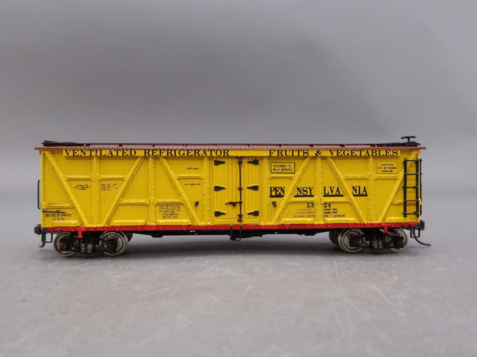 HO Brass Model - PSC 15700-1 PRR Pennsylvania Composite Reefer Class R ...