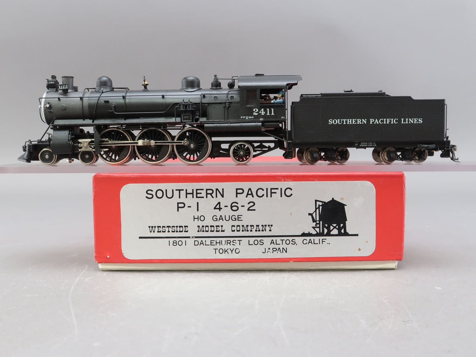 HO Brass Model - WMC SP Southern Pacific P-1 4-6-2 Pacific #2411 ...