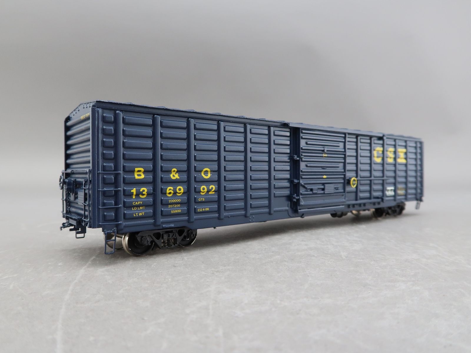 HO Brass Model - OMI 3020 CSX / B&O Baltimore & Ohio P/S Waffle Boxcar ...