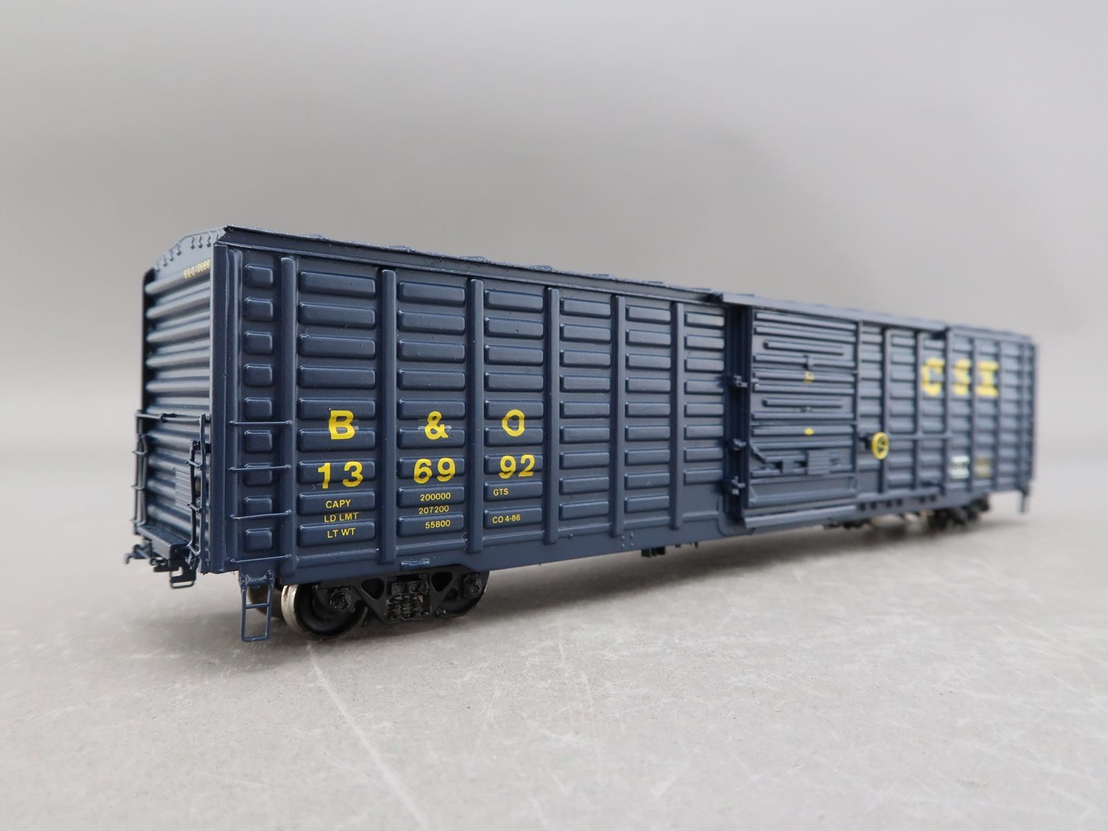 HO Brass Model - OMI 3020 CSX / B&O Baltimore & Ohio P/S Waffle Boxcar ...
