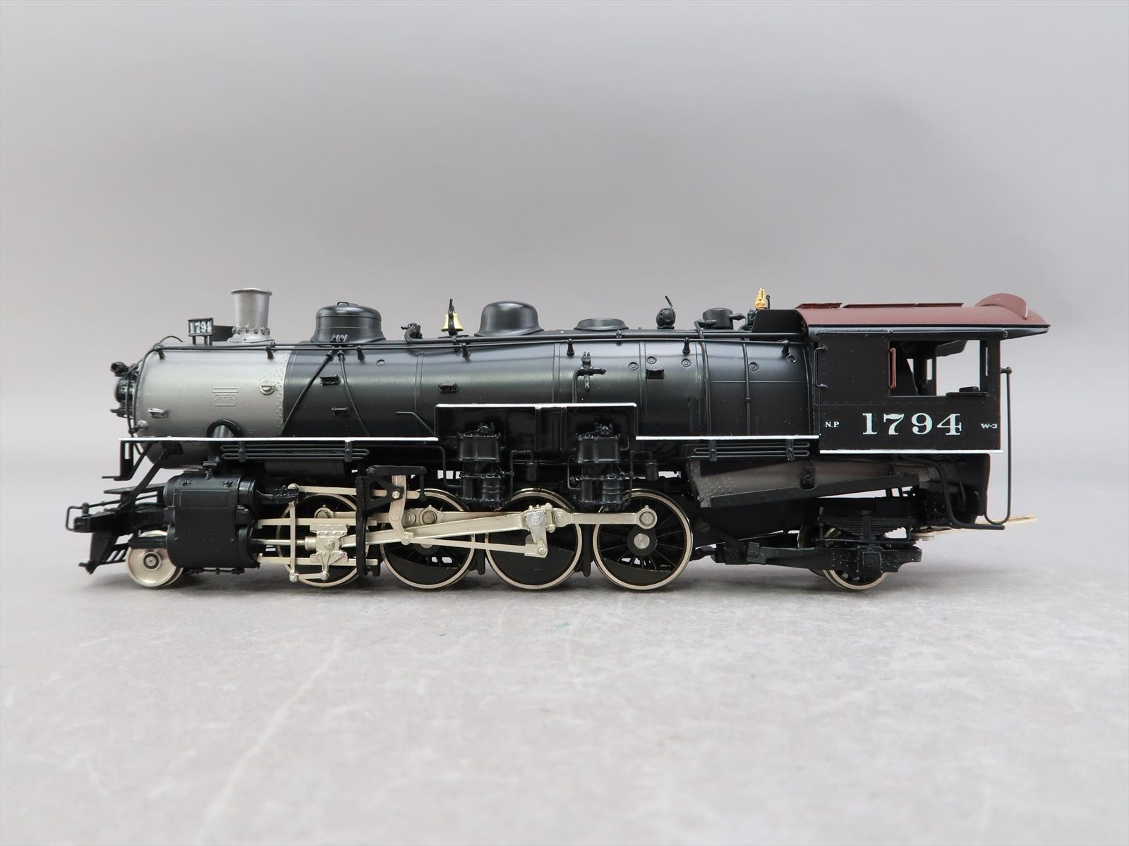 HO Brass Model - Key CS#24 NP Northern Pacific W-3 2-8-2 #1794 - F/P ...