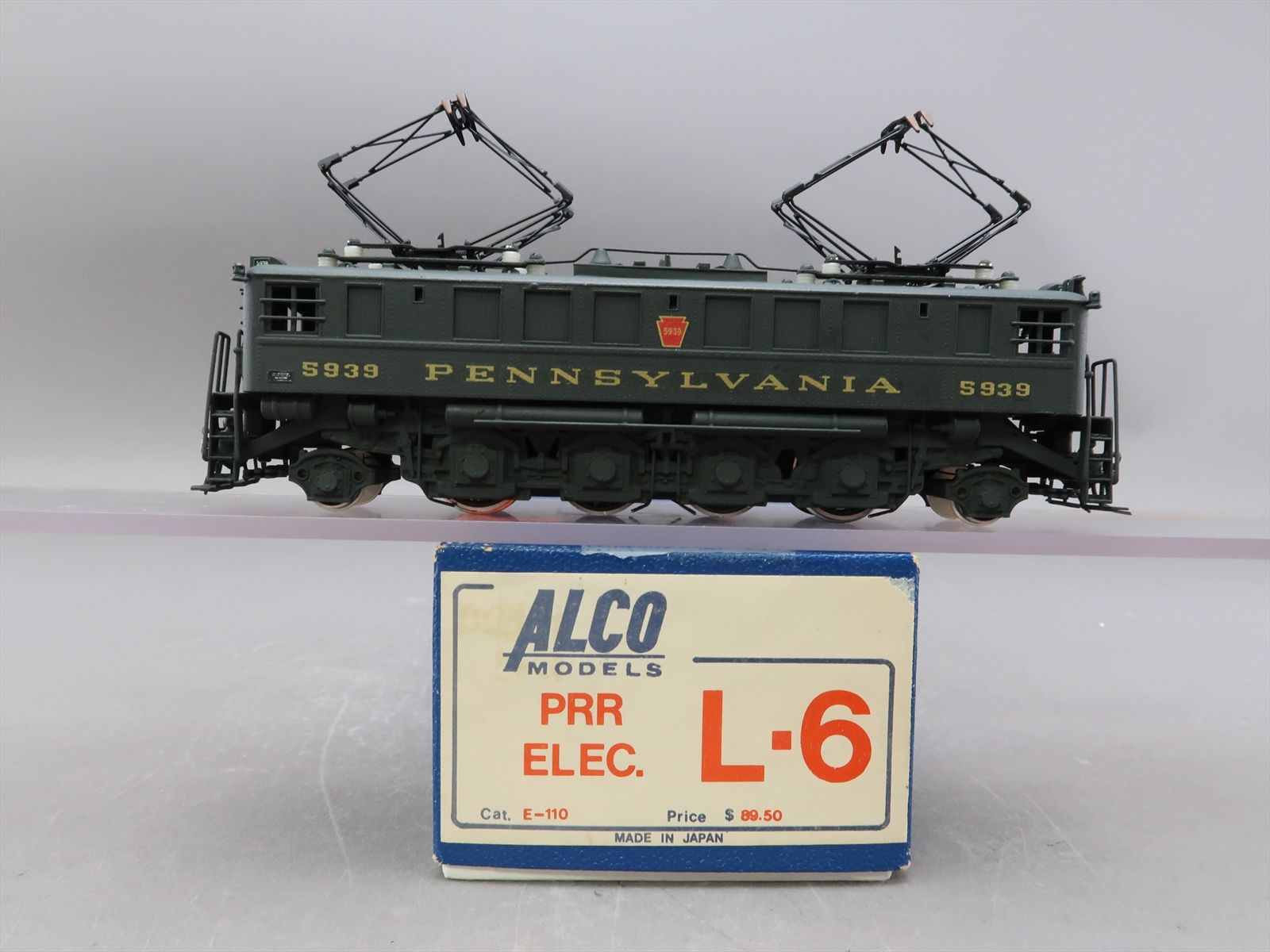 HO Brass Model - ALCO E-110 PRR Pennsylvania L-6 Electric #5939 ...