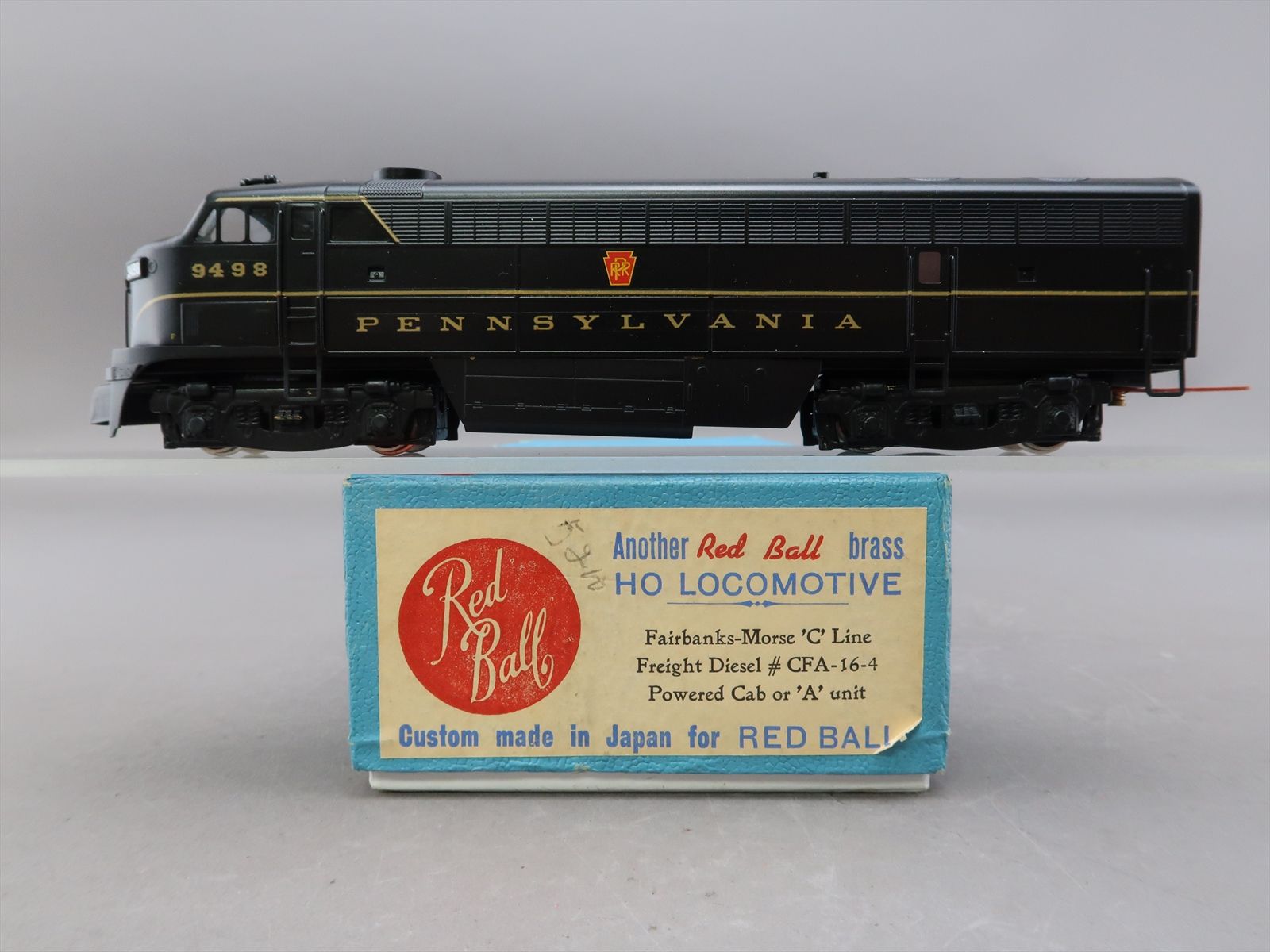 HO Brass Model - Red Ball PRR Pennsylvania F-M Fairbanks Morse C Liner ...