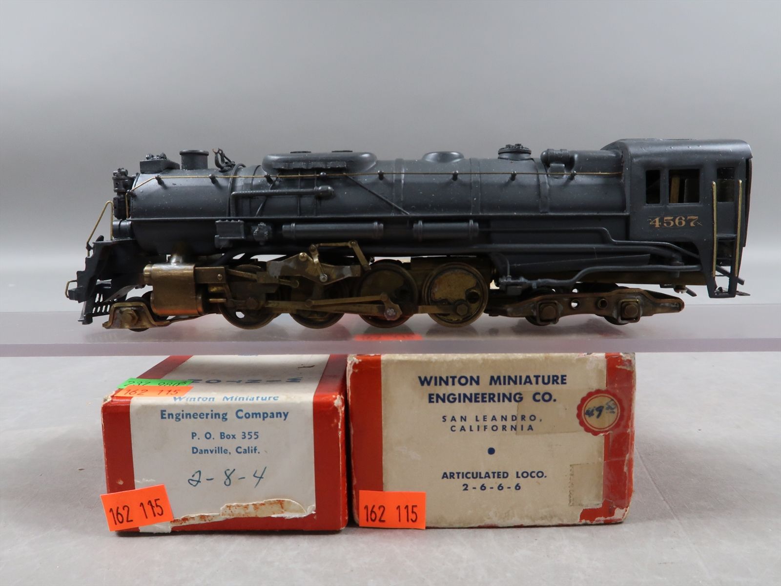 HO Brass Kit - Winton Miniature Engineering 2-8-4 Berkshire - Partially ...