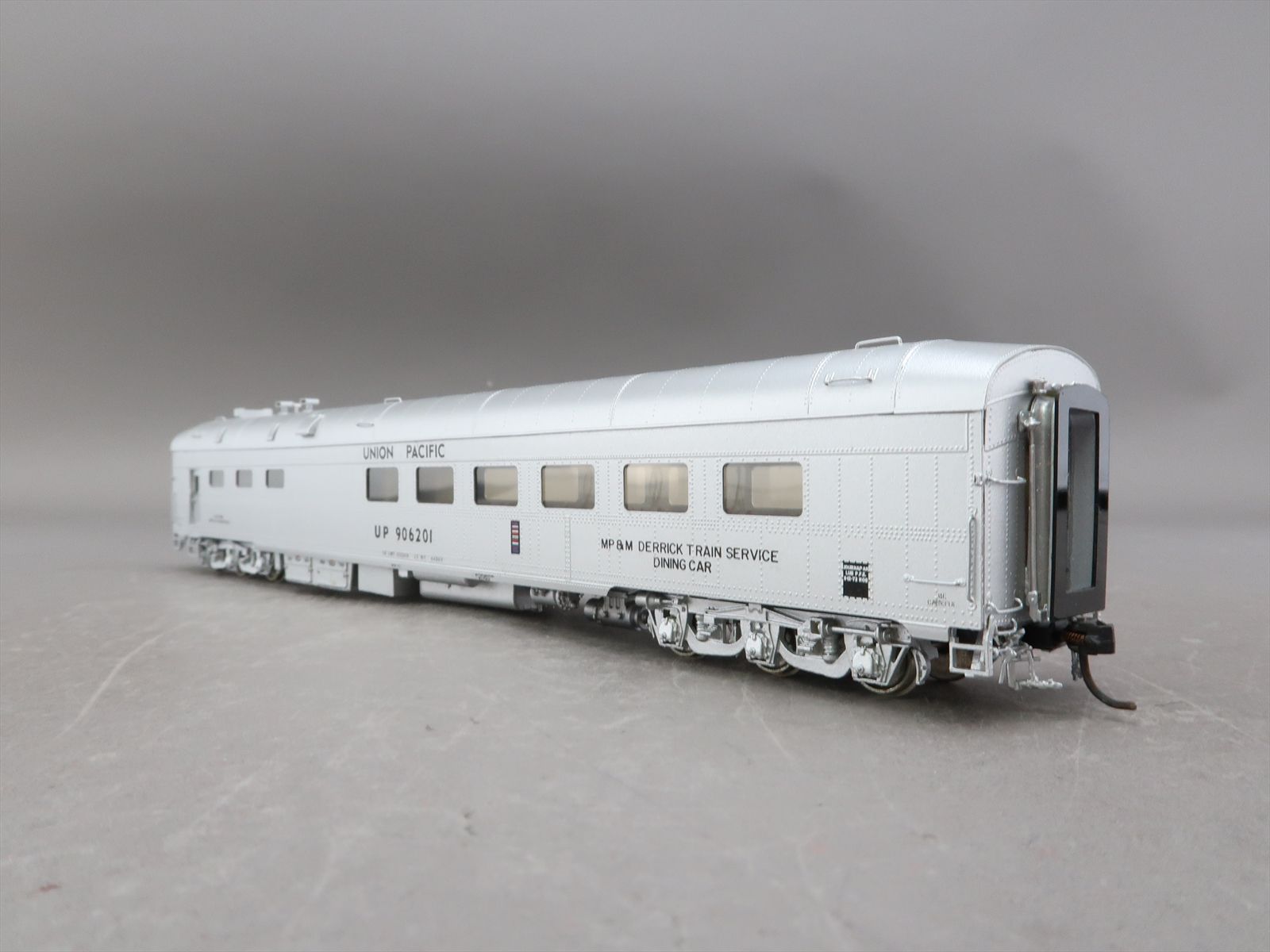 HO Brass Model - TCY 1303 UP Union Pacific Modernized HW Diner #906201 MOW MP&M Derrick Train ...