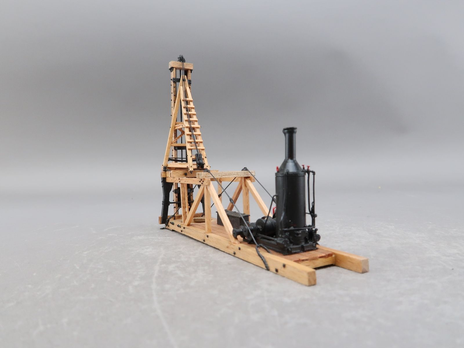 HO / HOn3 Brass / Wood Model - PSC 17660-1 Hammond Pile Driver w/ 2 ...