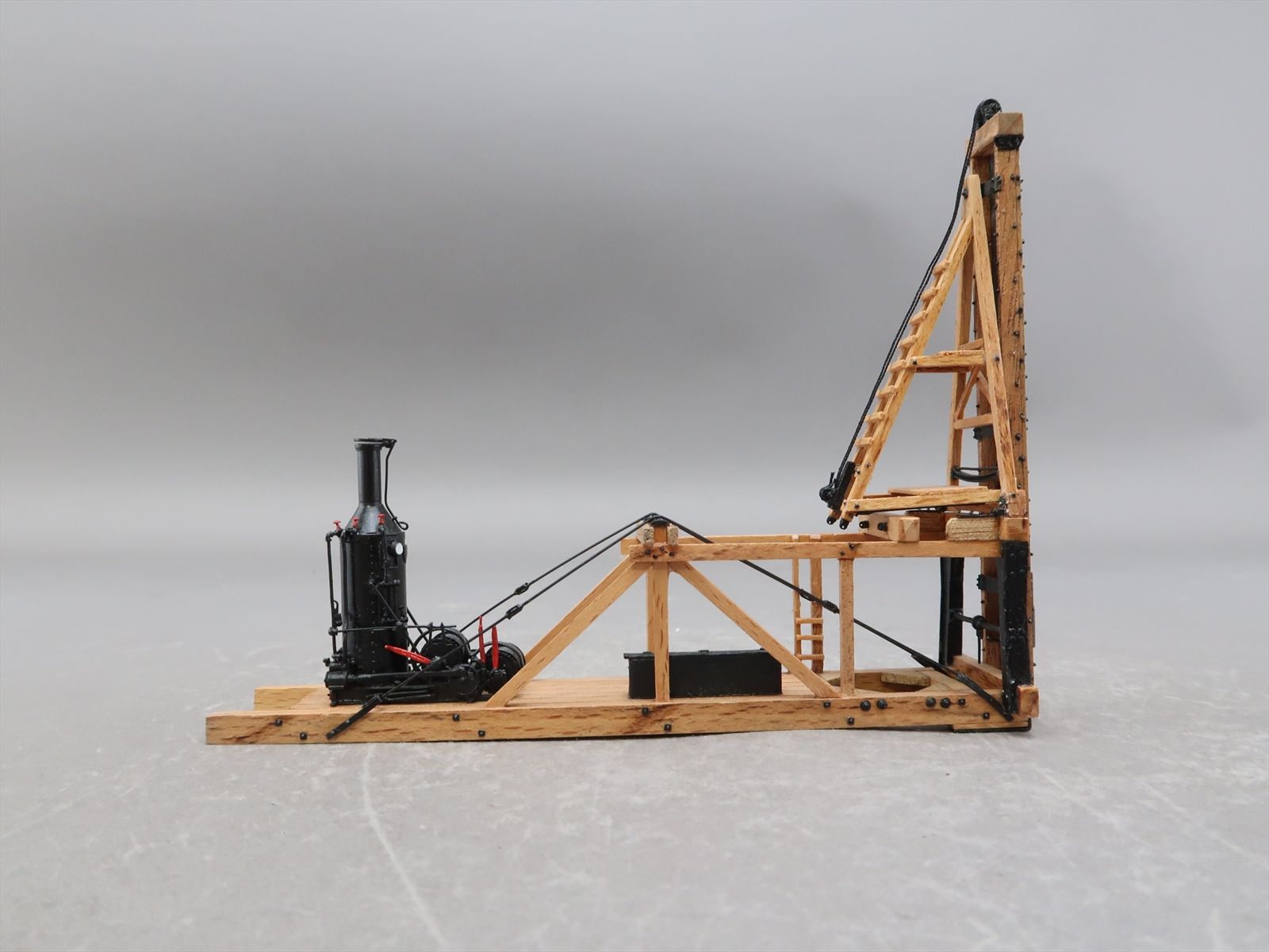 HO / HOn3 Brass / Wood Model - PSC 17660-1 Hammond Pile Driver w/ 2 ...