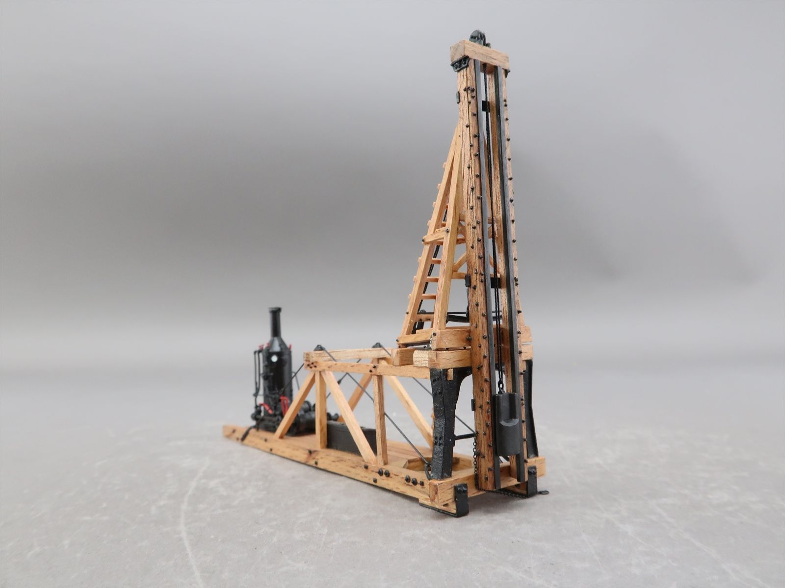 HO / HOn3 Brass / Wood Model - PSC 17660-1 Hammond Pile Driver w/ 2 ...