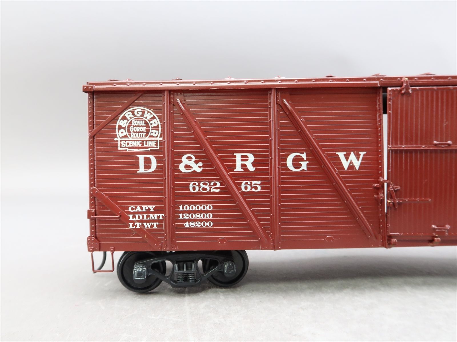 O Brass Model - PSC 15531 D&RGW Rio Grande 40' AAR 50 Ton Outside Braced Single Door Boxcar ...