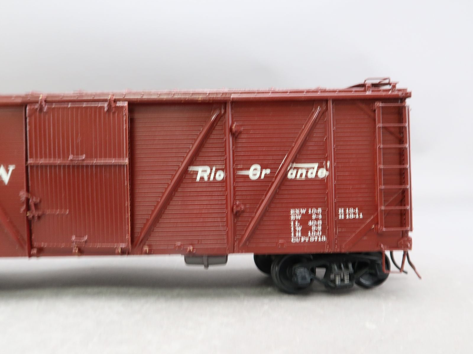 O Brass Model - PSC 15531 D&RGW Rio Grande 40' AAR 50 Ton Outside Braced Single Door Boxcar ...