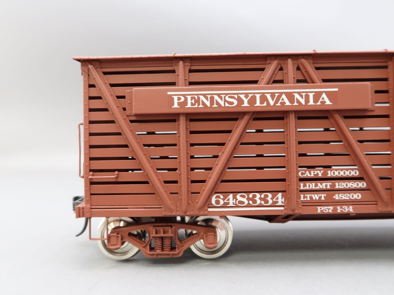 O Brass Model - PSC 15815 PRR Pennsylvania SM K7 AAR Stock Car #648334 ...