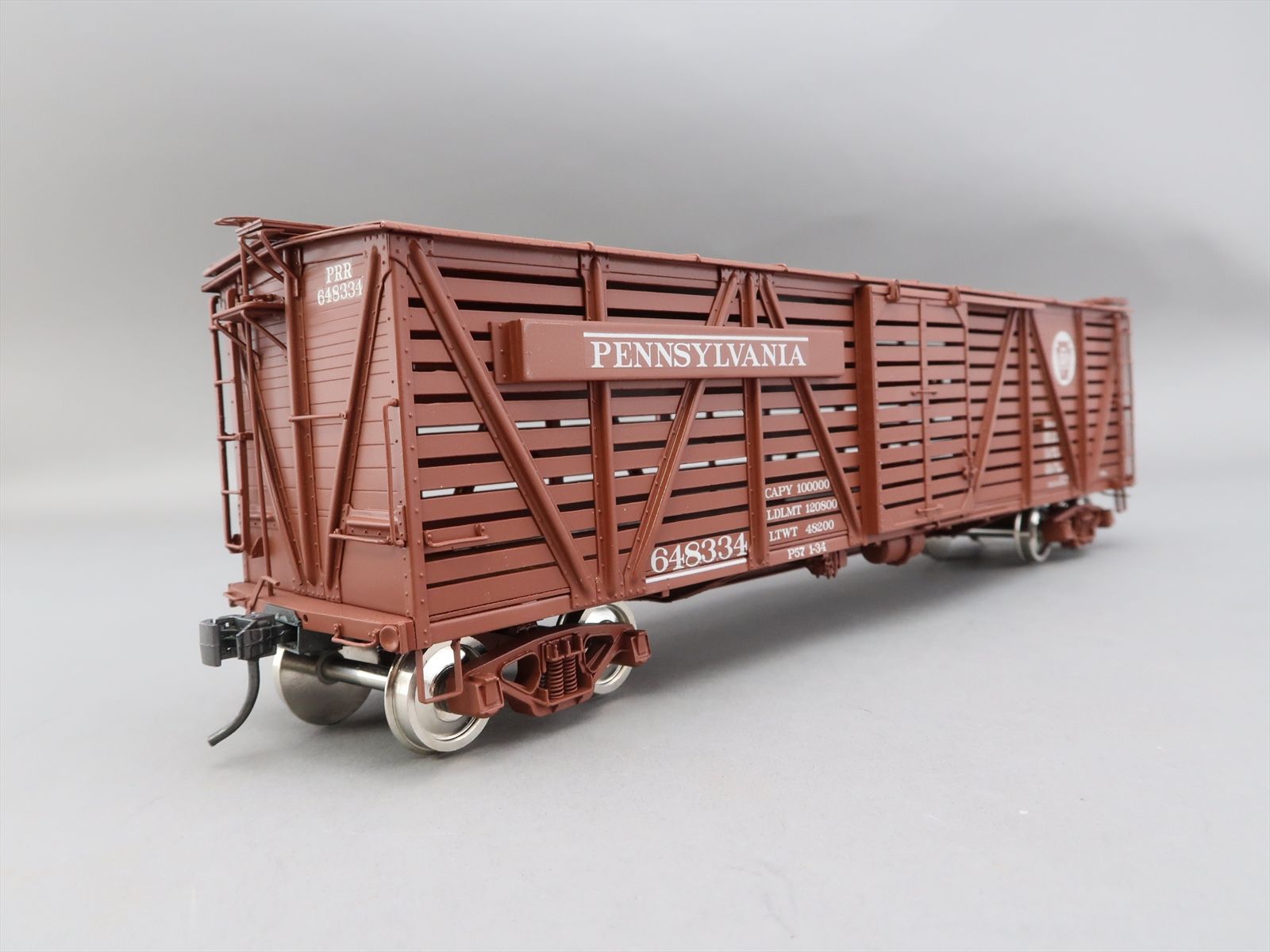 O Brass Model - PSC 15815 PRR Pennsylvania SM K7 AAR Stock Car #648334 ...