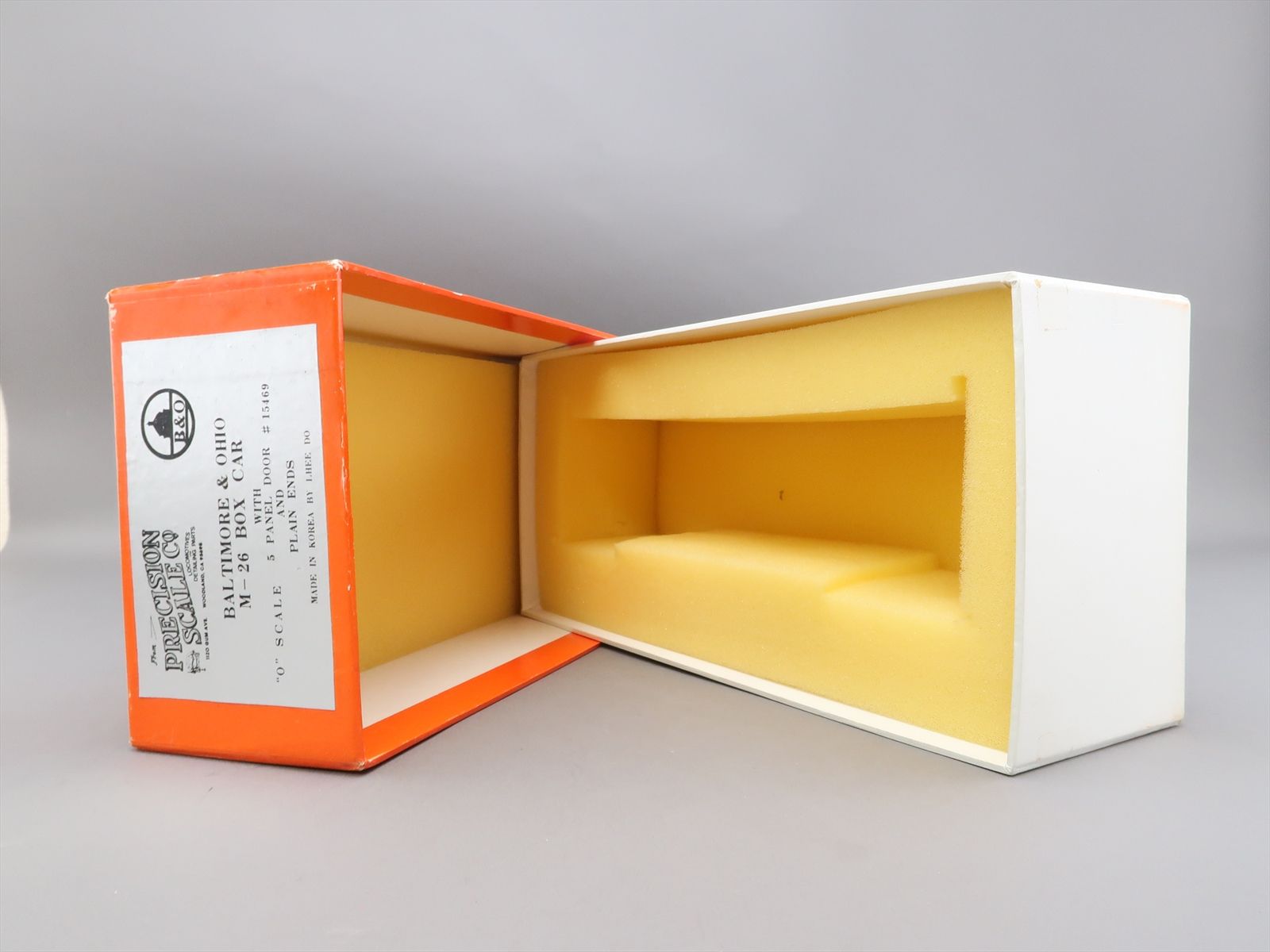 O Brass Model - PSC 15469 B&O Baltimore & Ohio M-26 Boxcar - Unpainted ...