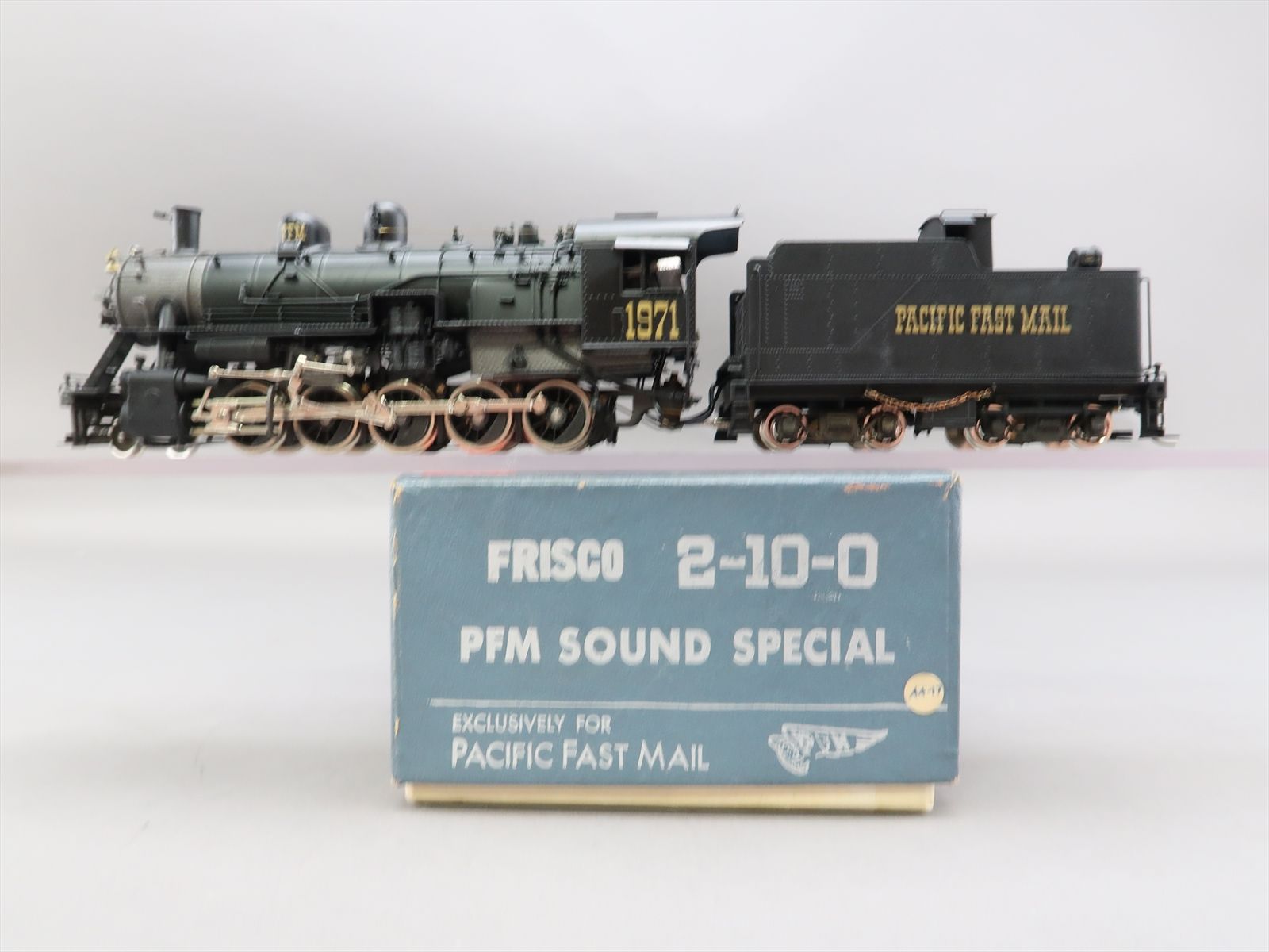HO Brass Model - PFM SLSF Frisco Pacific Fast Mail Sound Special 2-10-0 ...