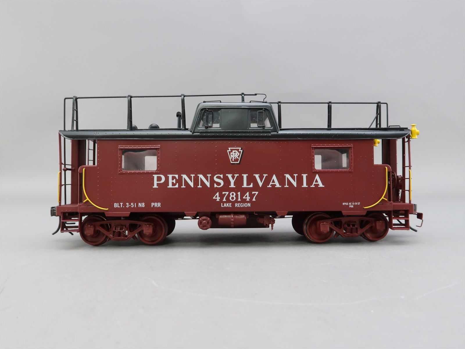 O Brass Model - NJCB 699-O PRR Pennsylvania N8 Steel Cabin Car Caboose ...