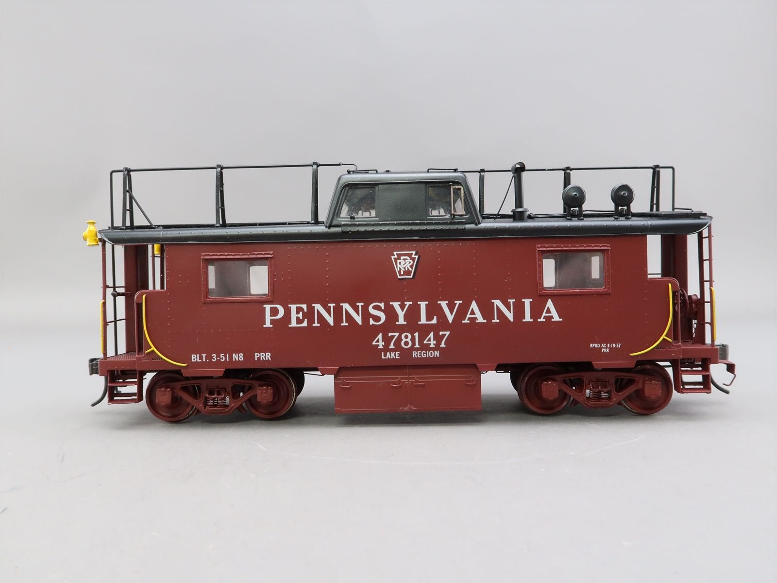 O Brass Model - NJCB 699-O PRR Pennsylvania N8 Steel Cabin Car Caboose ...