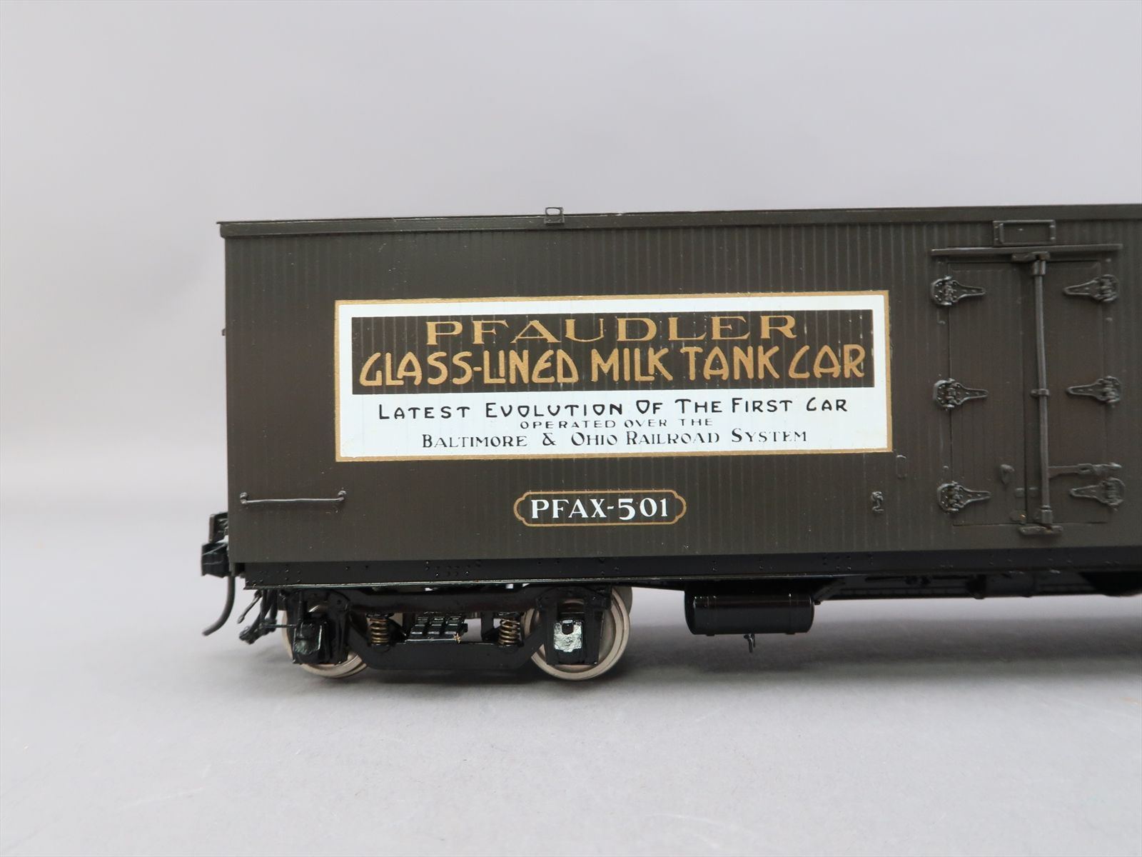 O Brass Model - PSC 16087 41' Pfaudler Wood Sheathed Milk Tank Car PFAX ...