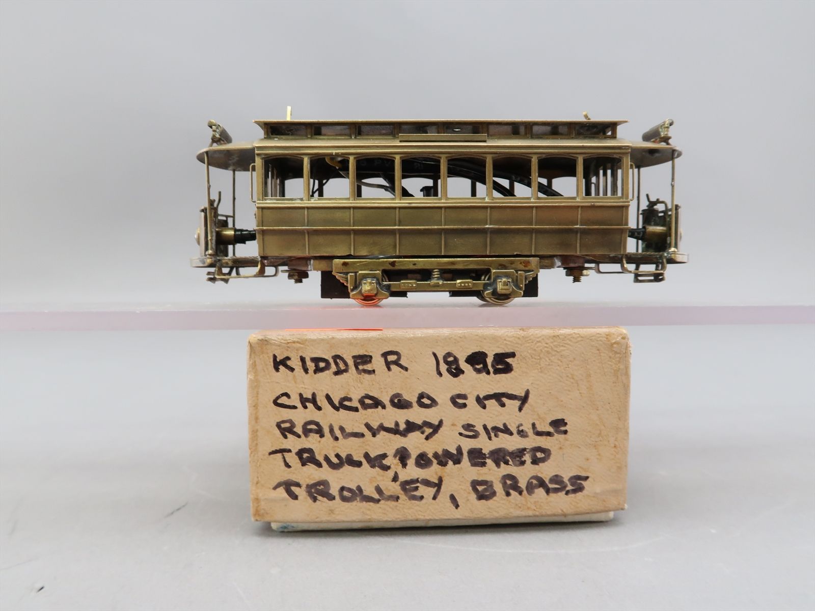 HO Brass Model - KK Ken Kidder Chicago City Railway Single Truck ...