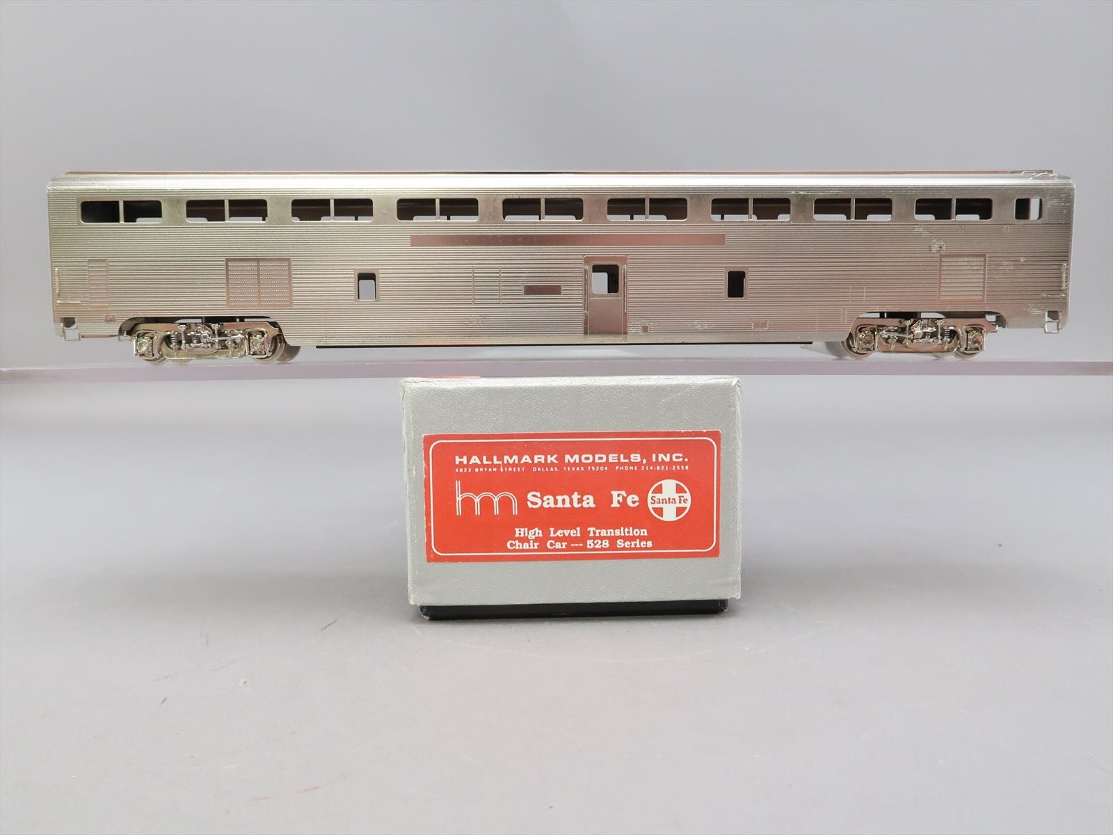 HO Brass Model - HM Hallmark AT&SF Santa Fe High Level Chair Car ...