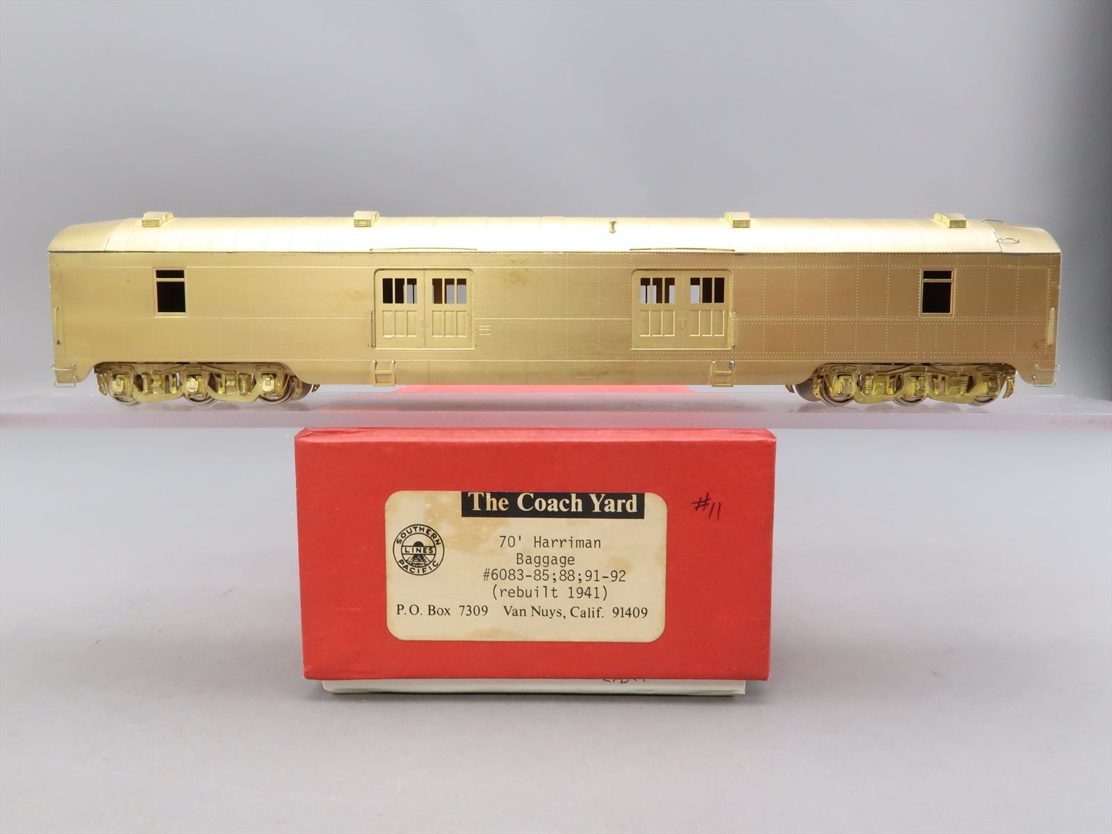 HO Brass Model - TCY 0019 SP Southern Pacific Lines 70' Harriman ...