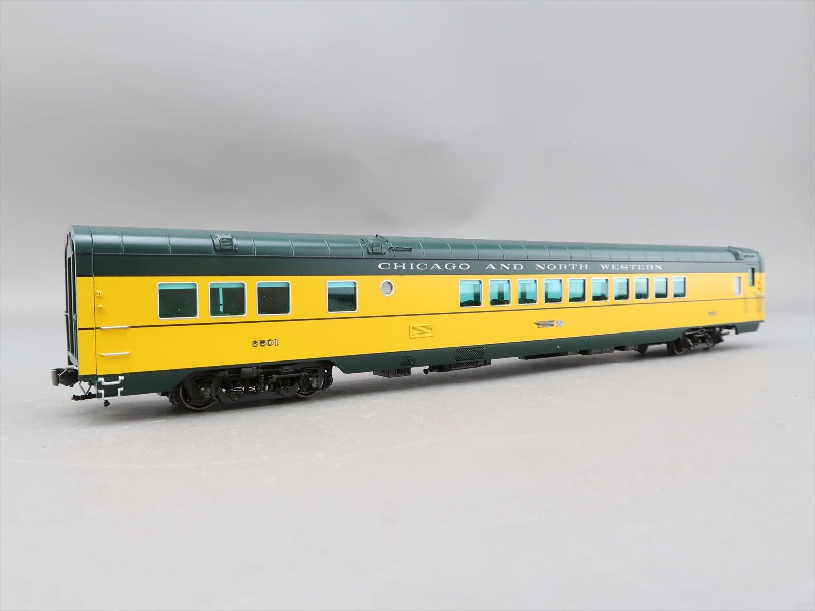 HO Brass Model - RWC CNW06 C&NW Chicago & Northwestern 22-Seat Parlor #6501 - F/P + Interior - Ajin