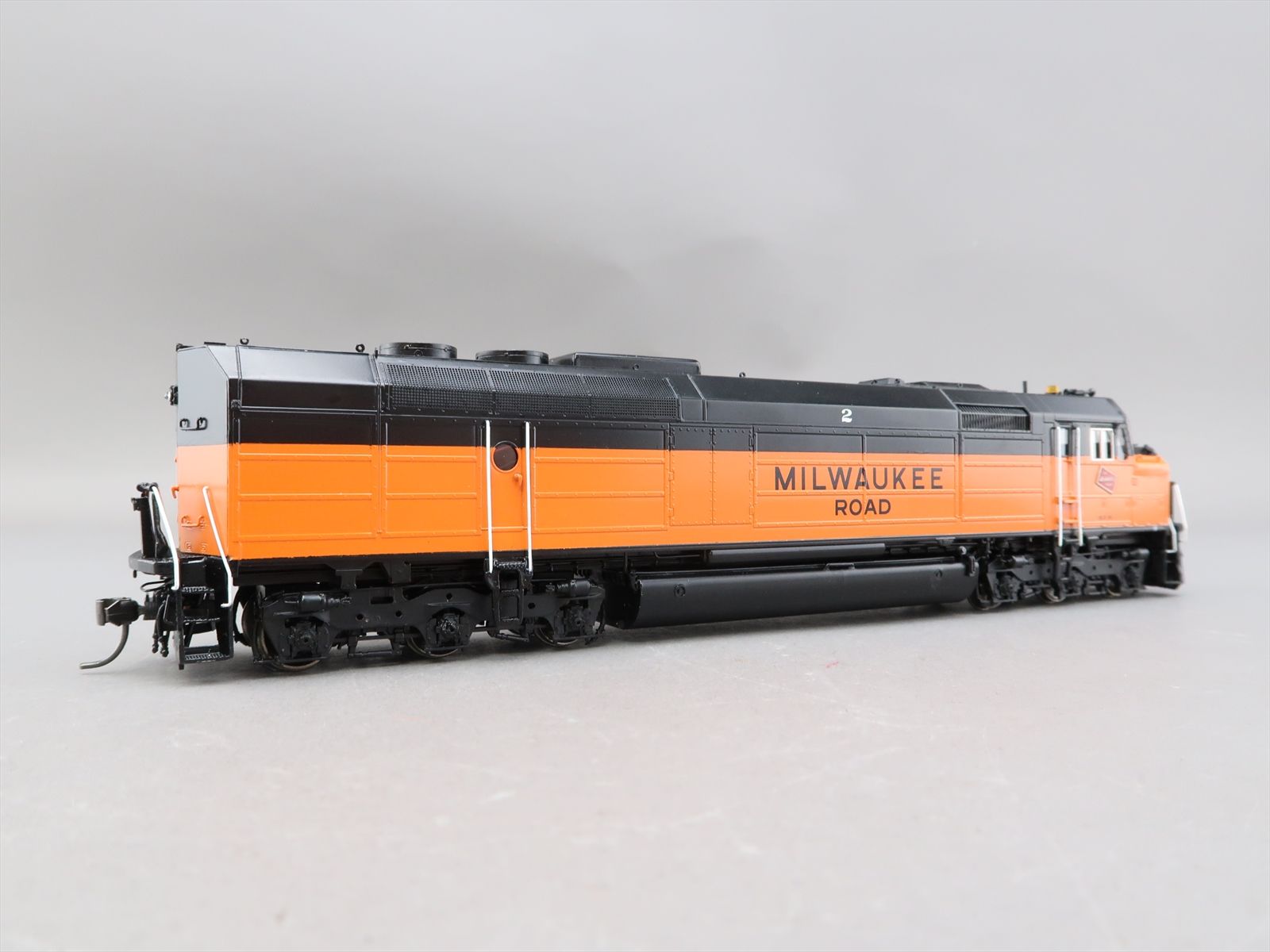 HO Brass Model - OMI 5677.1 Milwaukee Road FP45 1970 Era Freight Orange / Black #2 - F/P - 1998 ...