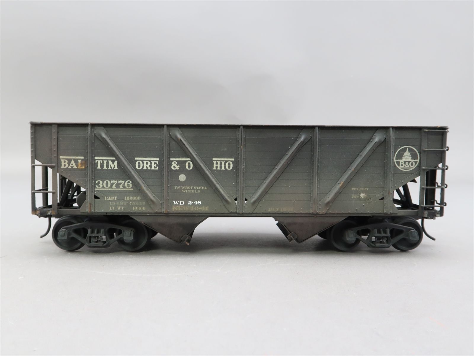 O Brass Model - MG Max Gray B&O Baltimore & Ohio 55 Ton Composite Twin ...