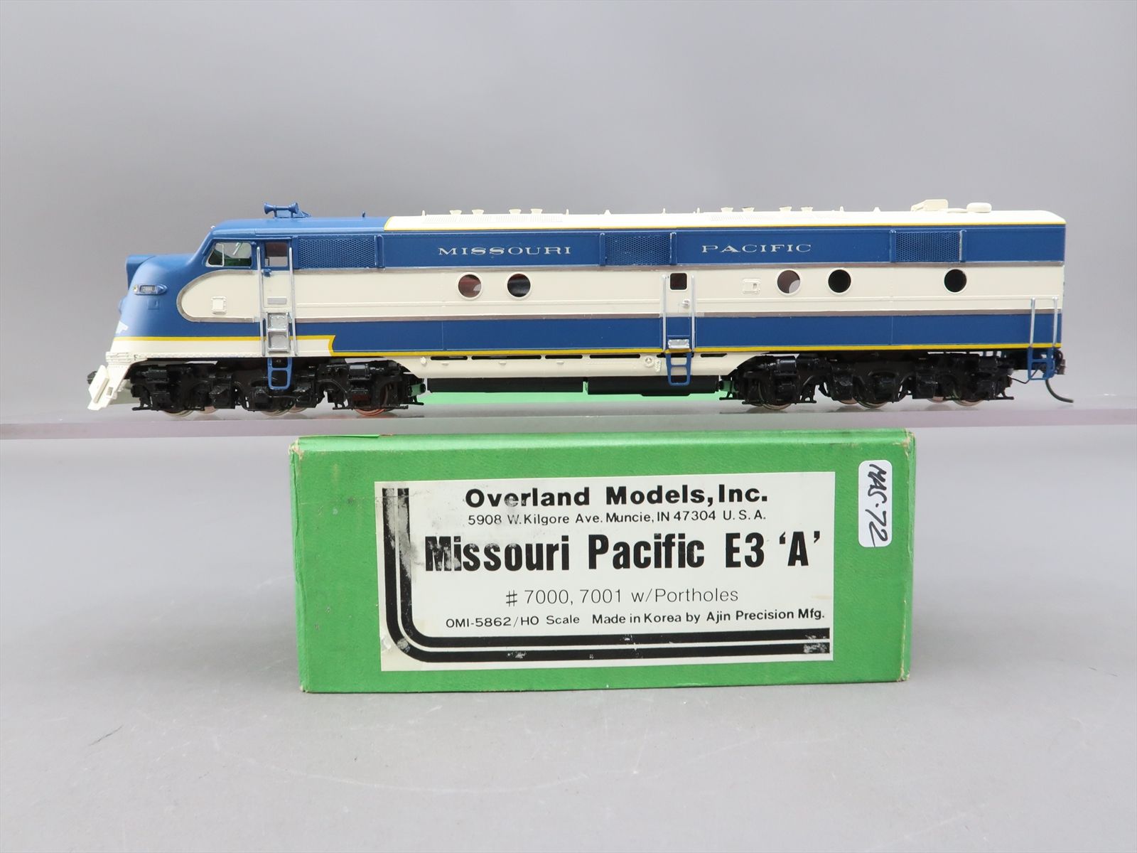 HO Brass Model - OMI 5862 MP Missouri Pacific MoPac E3 E3A #7001 ...