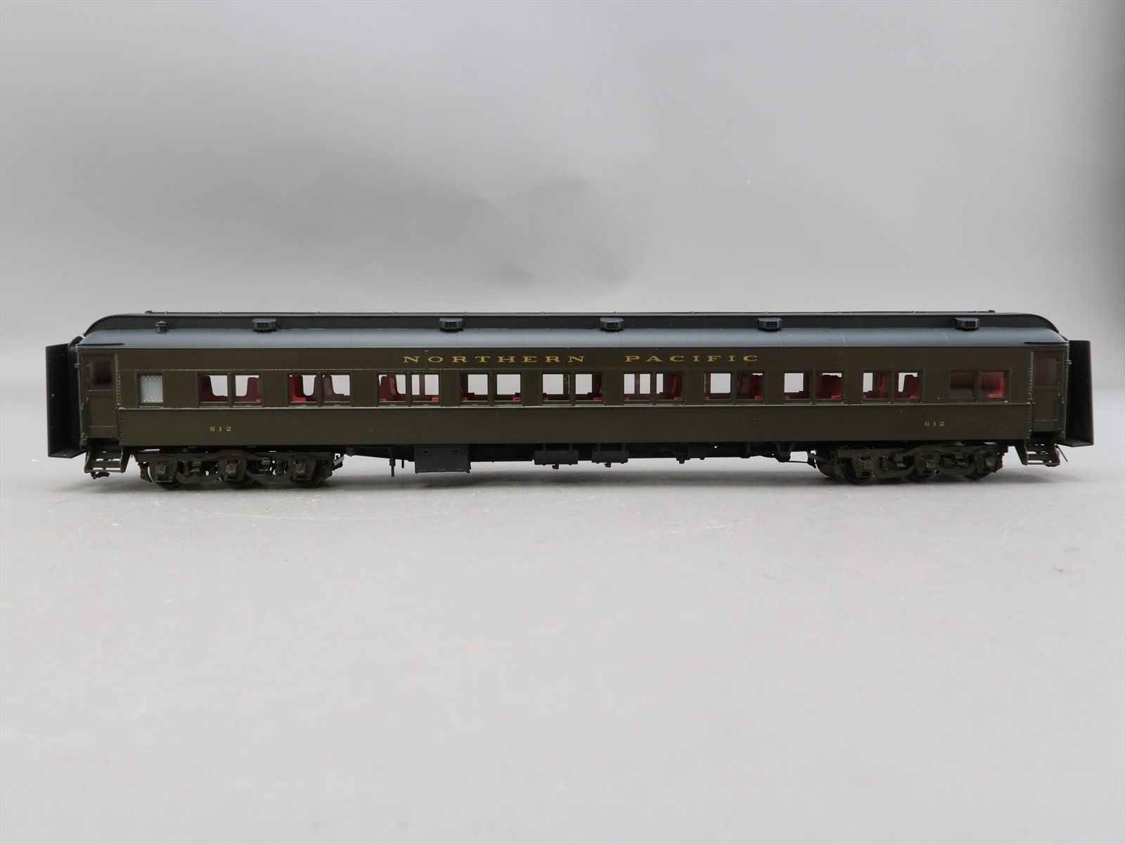 HO Brass Model - W&R NP Northern Pacific Coach Pullman Green #612 - F/P ...