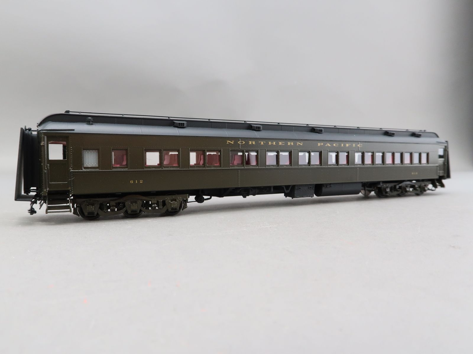 HO Brass Model - W&R NP Northern Pacific Coach Pullman Green #612 - F/P ...