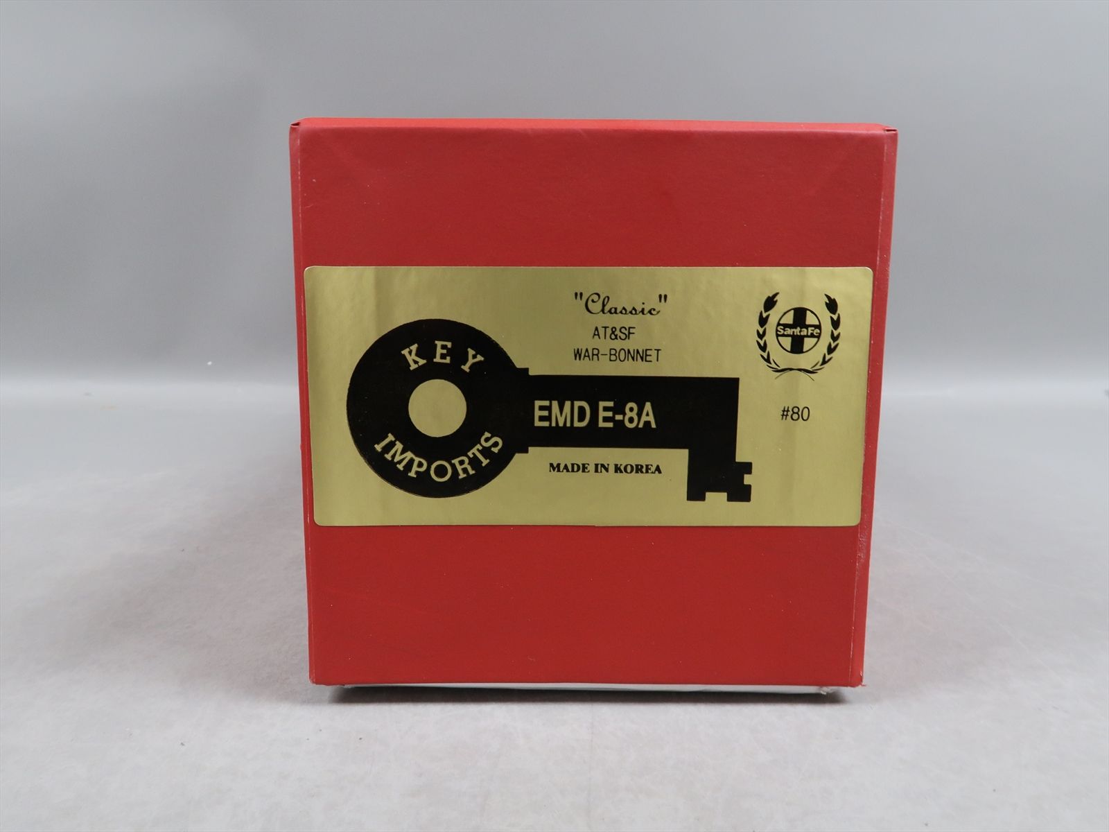 O Brass Model - Key AT&SF Santa Fe E8 E8A E8B Warbonnet A-B Set #80 - F ...