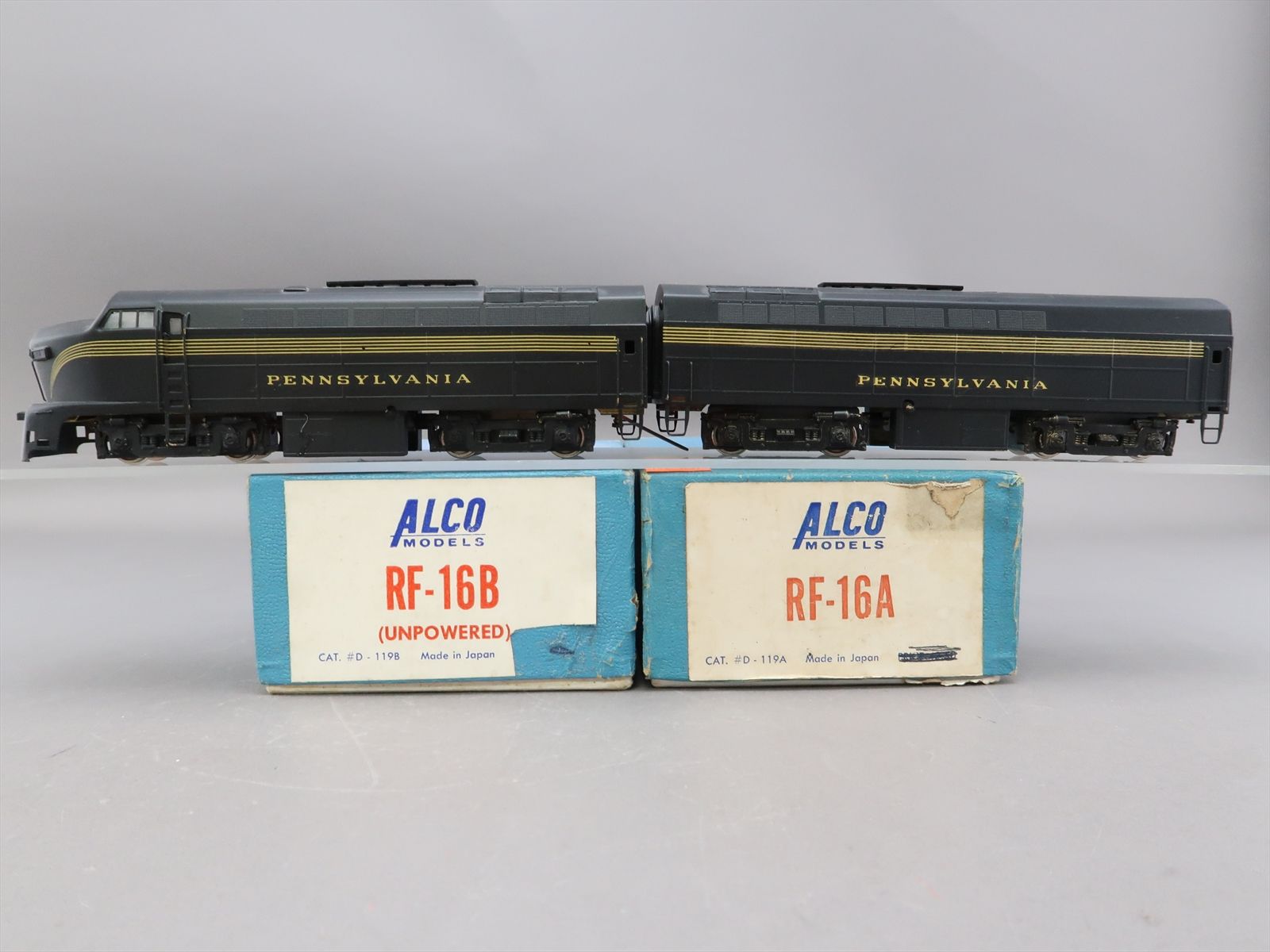HO Brass Model - ALCO PRR Pennsylvania RF-16 RF-16A RF-16B A-B Set ...