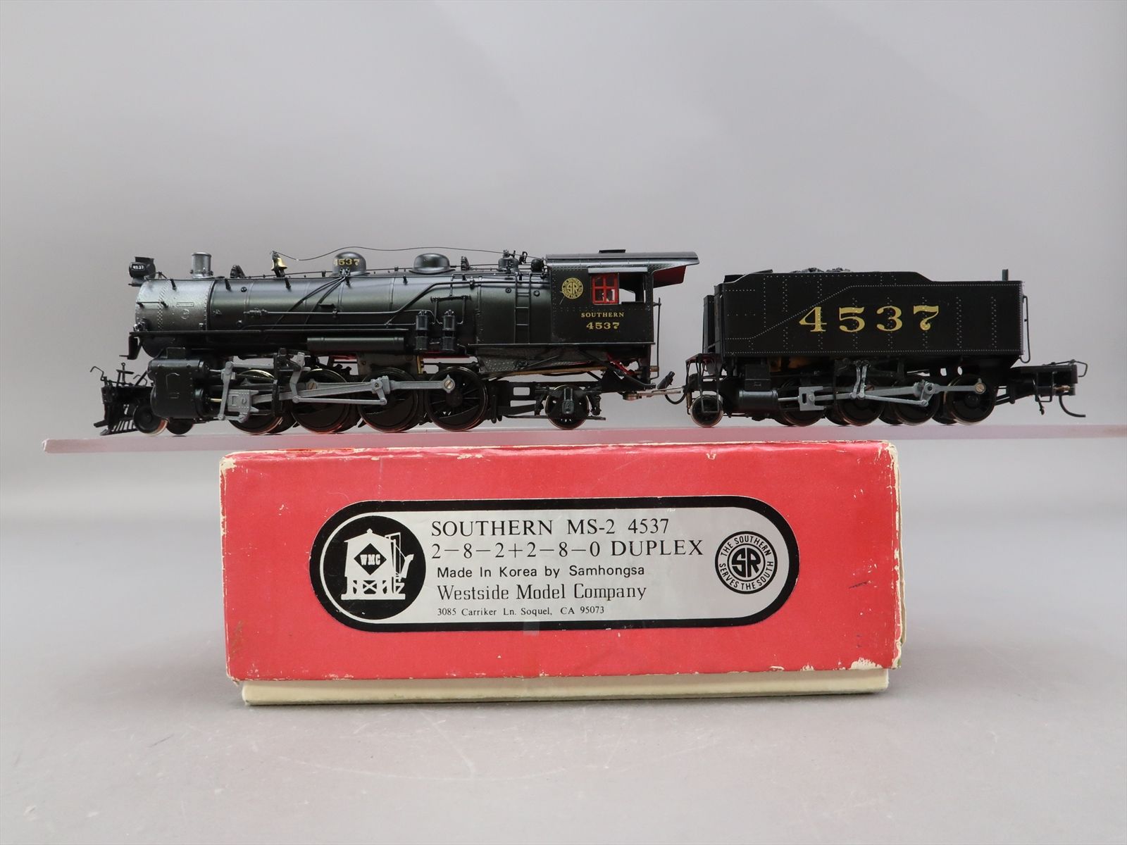 HO Brass Model - WMC SOU Southern MS-2 Duplex 2-8-2+2-8-0 #4537 - Pro ...