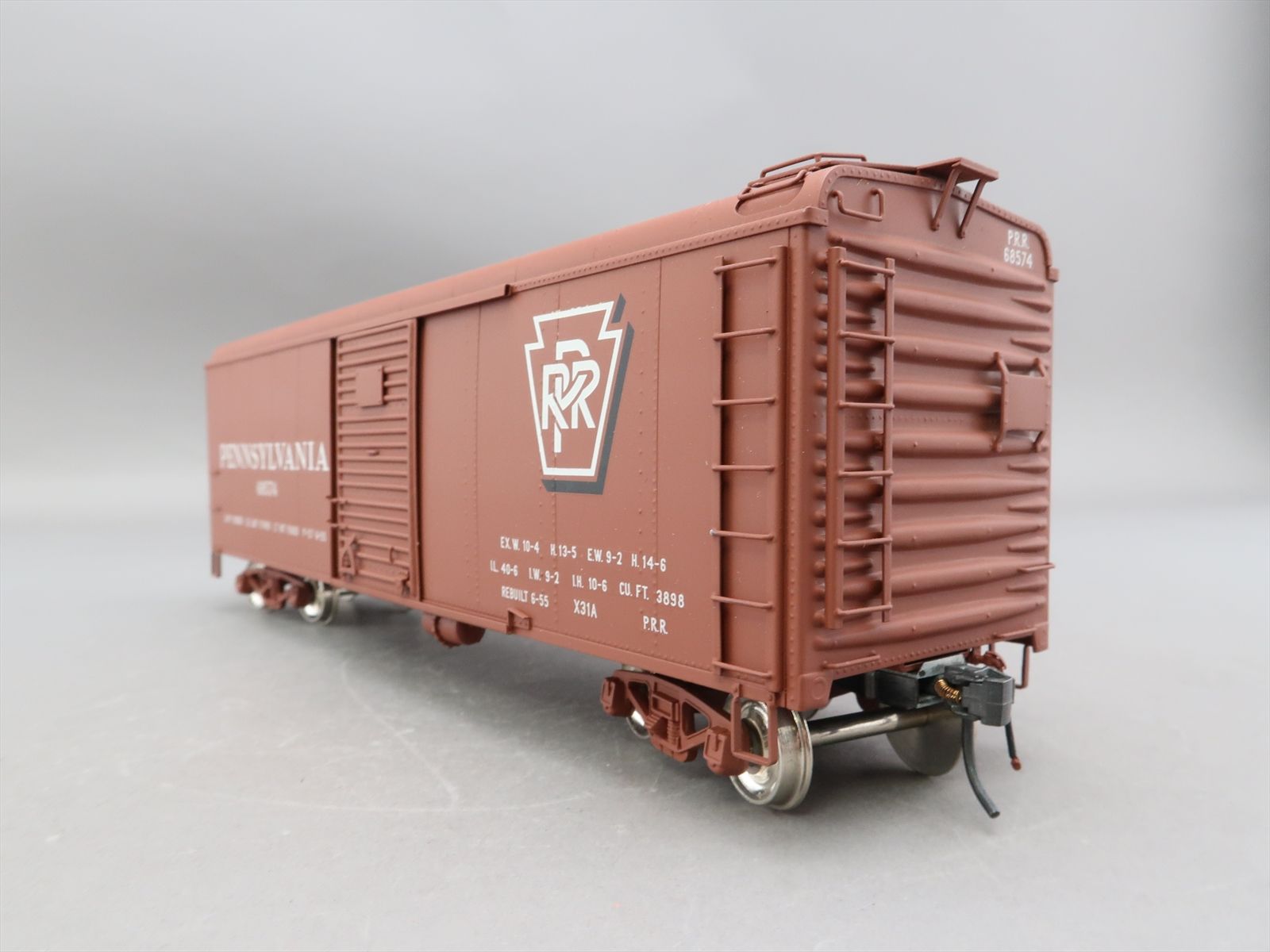O Brass Model - NJCB 6014-O PRR Pennsylvania Class X-31 Boxcar Single ...