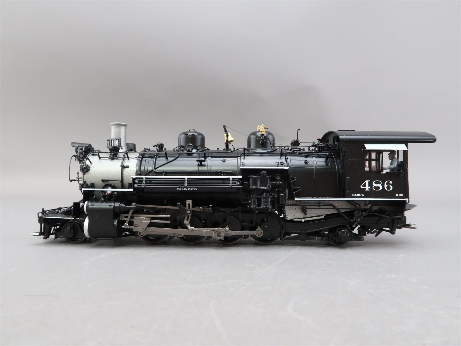 Sn3 Brass Model - PBL Milestone D&RGW Rio Grande K36 2-8-2 Circa 1930's ...