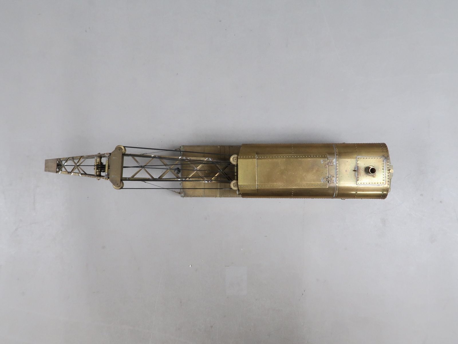 O Brass Model - MG Max Gray 200 Ton Wrecker Crane - Unpainted