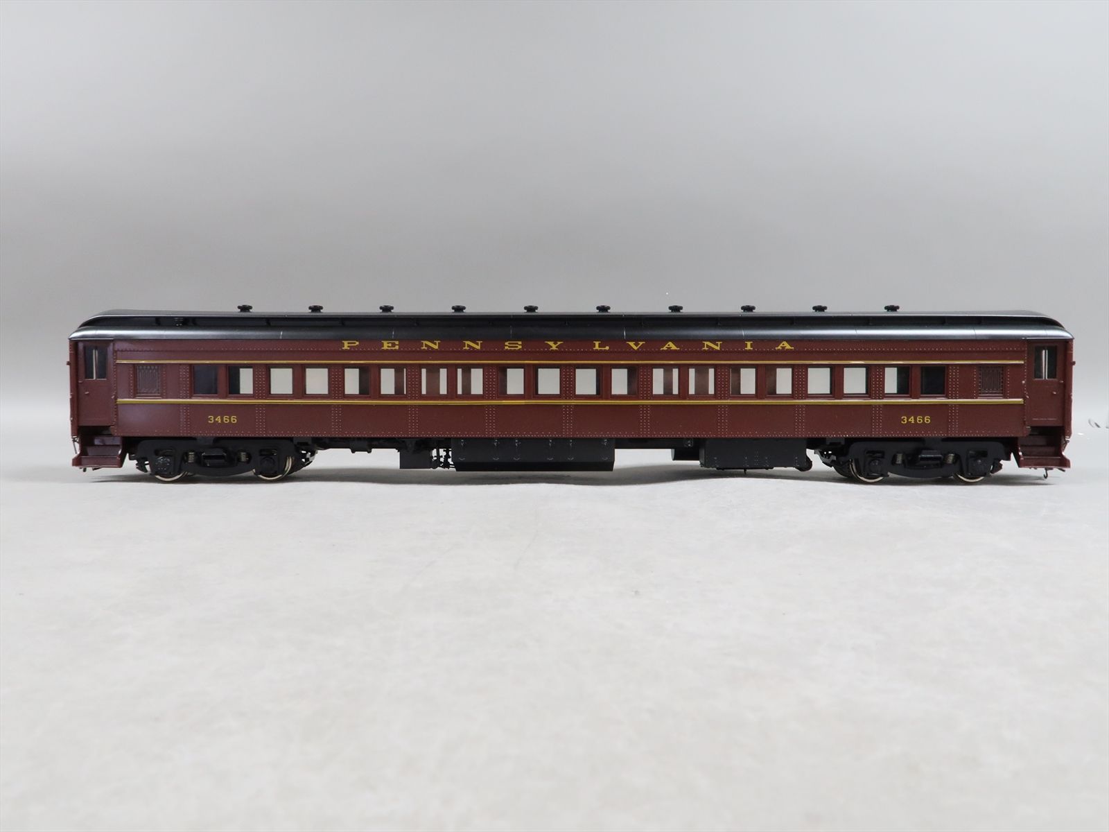 O Brass Model - PSC 15811-1 PRR Pennsylvania P-70 Coach #3466 - F/P - WBM