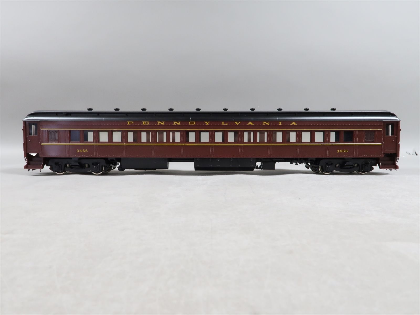 O Brass Model - PSC 15811-1 PRR Pennsylvania P-70 Coach #3466 - F/P - WBM
